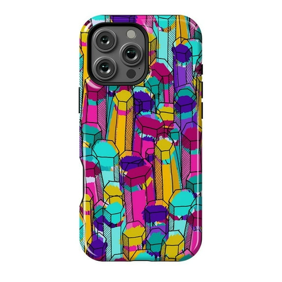 Rock of Colours 3 Abstract Art For iPhone 11 to 17 Pro Max Compatible ...