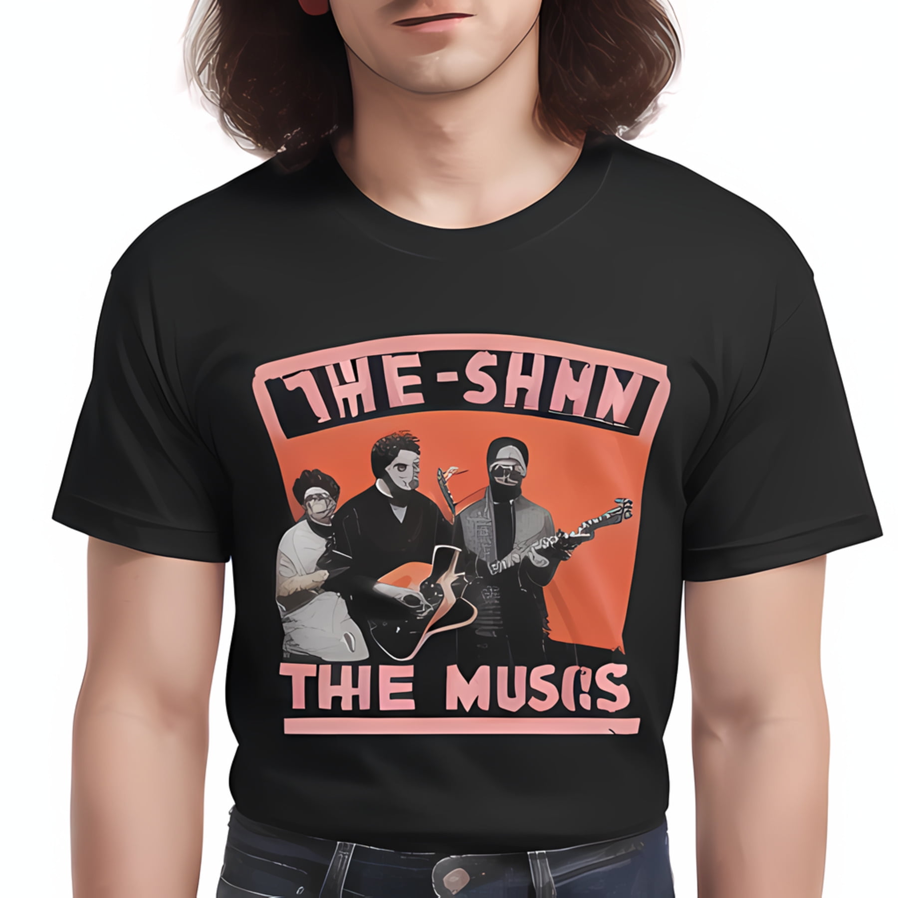 Rock out in style with The Shiners in this Black T-Shirt featuring a ...