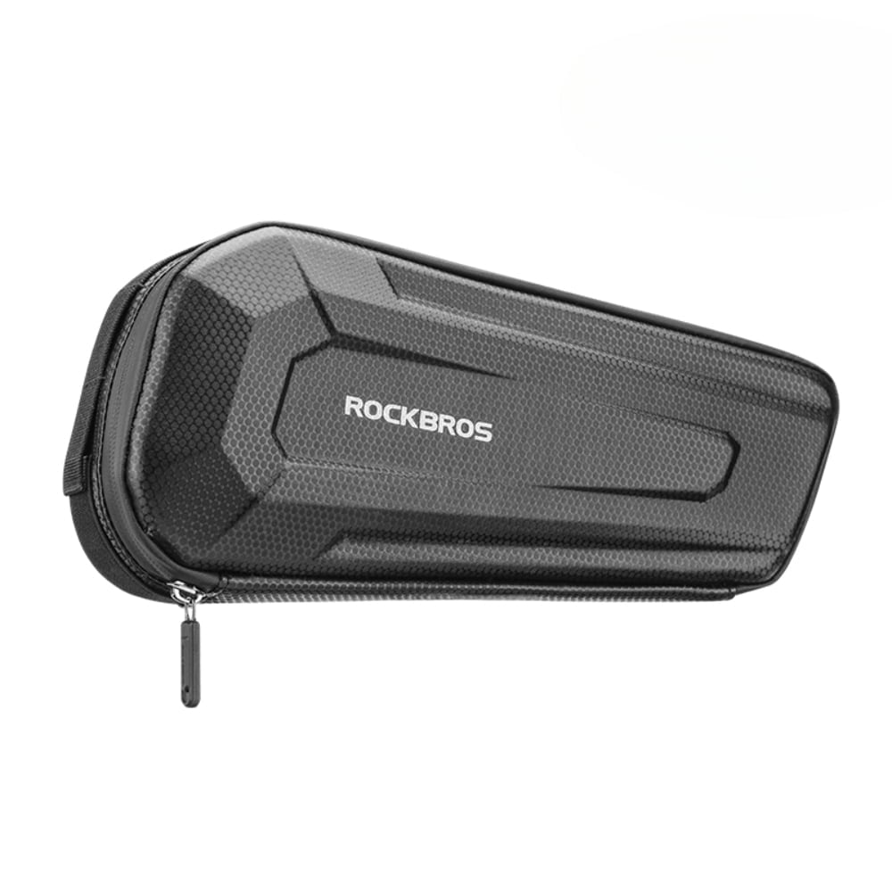 RockBros Bike Triangle Frame Bag, Hard Shell, Medium, Black - Walmart.com
