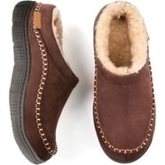 Alpine Swiss Sabine Womens Suede Shearling Moccasin Slippers House ...
