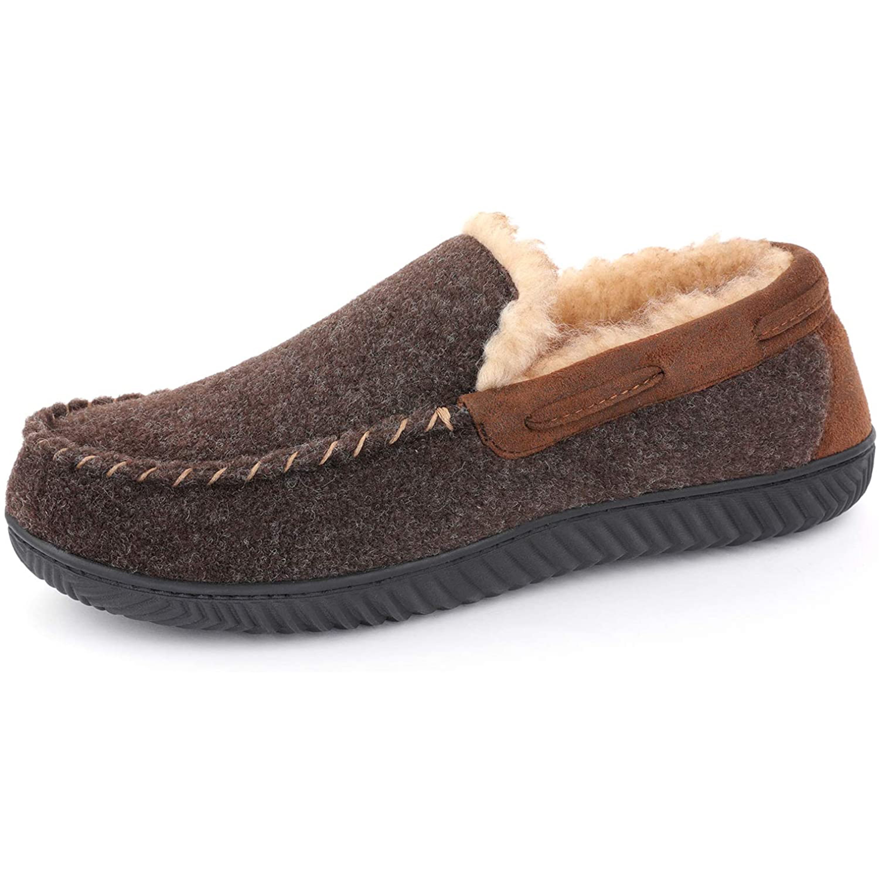 Ravelier Men's Hearthfire Memory Foam Moc Slipper - Walmart.com