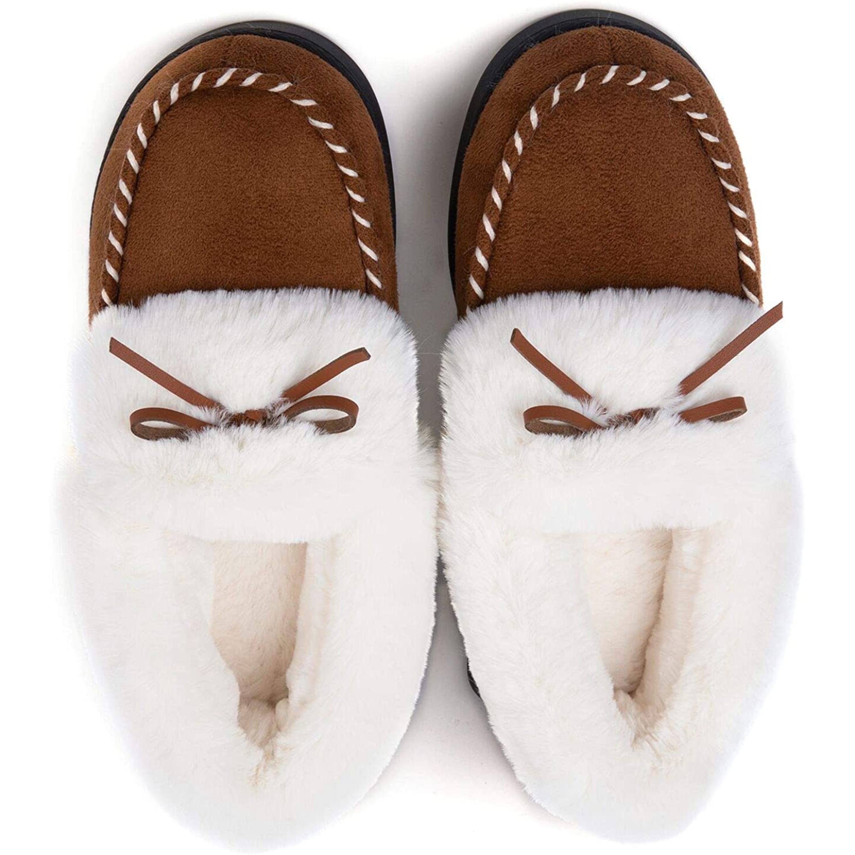 Ravelier Women's Moc Memory Foam Slipper - Walmart.com