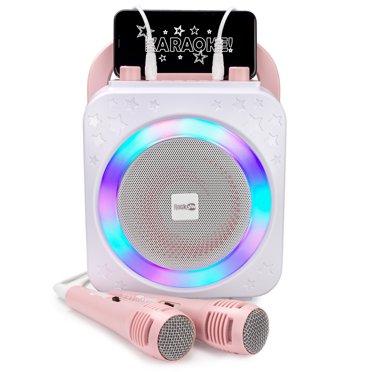 Singing Machine Bluetooth Mobile Karaoke System with Resting Tablet ...