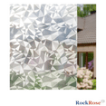 RockRose 3D Geometry Anti-UV Privacy Window Film, Removable, 17.7x78.7 ...