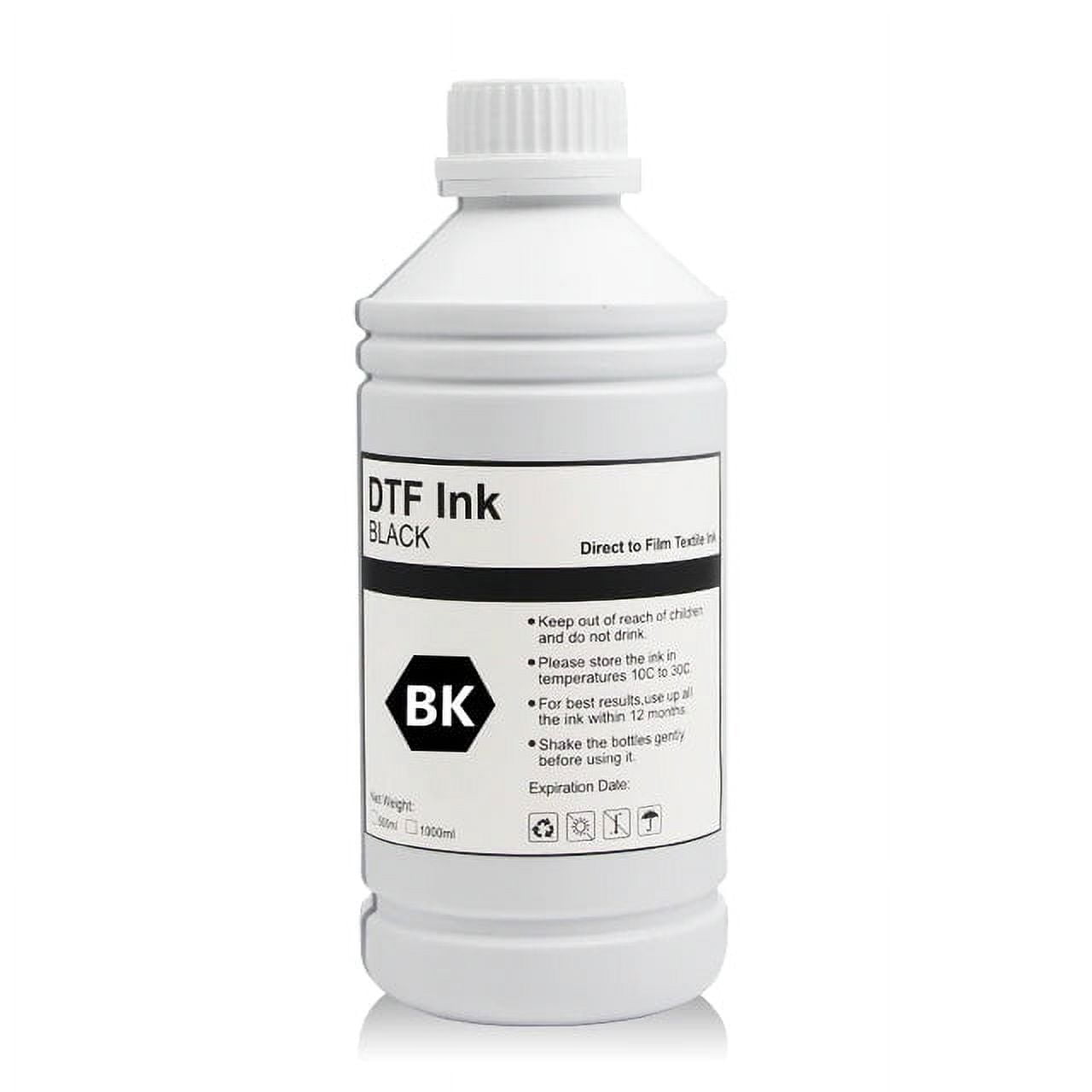 RockRose DTF Transfer Ink 1000 ML Washable Black - Walmart.com
