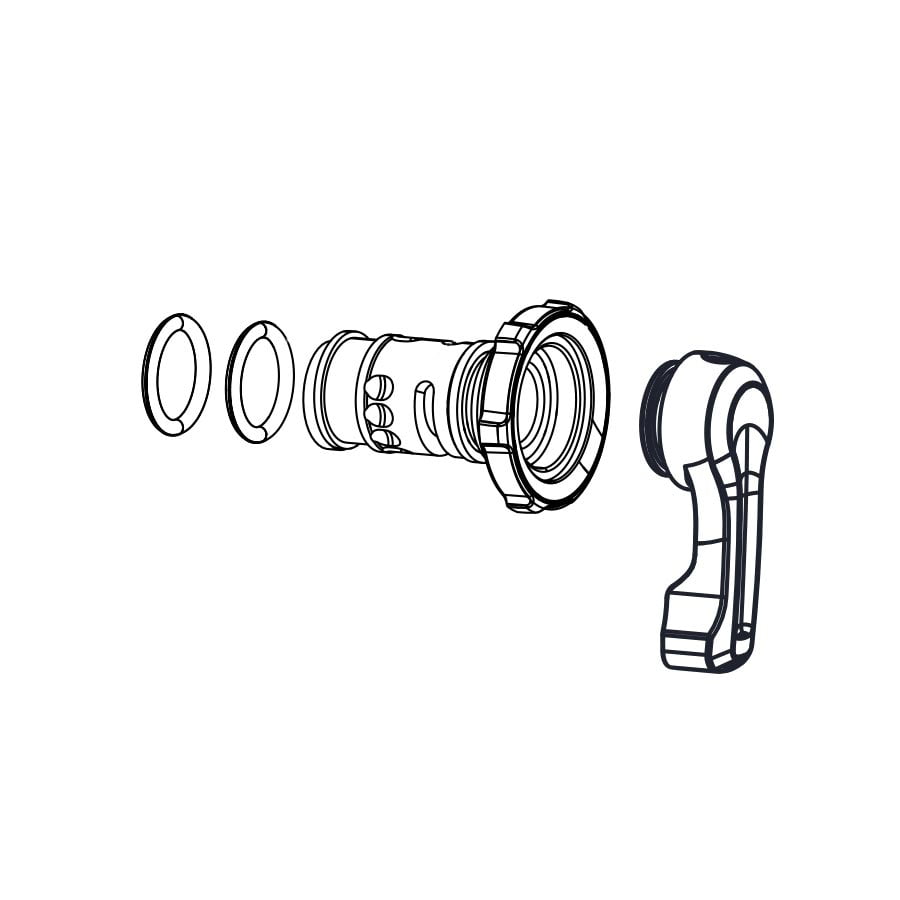 RockShox RT/RL Two-Position Rebound Knob/Compression Lever Kit for ...