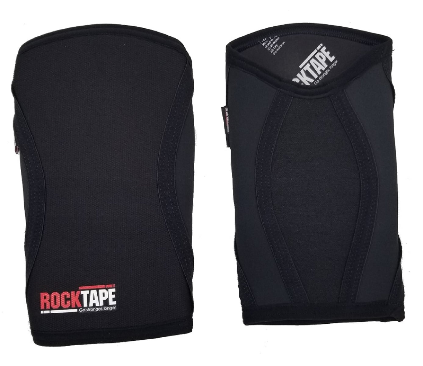 RockTape Assassins Knee Sleeves 7mm Thick (2 Sleeves) Black Small ...
