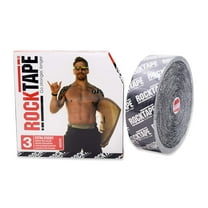 RockTape Kinesiology Tape, Black Logo, 2"x16.4', 1 Pack - Walmart.com