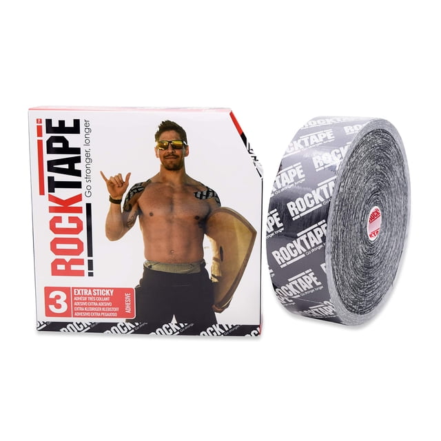 RockTape H2O, Extra Sticky, Black Logo, 2"x16.4', 1 Pack - Walmart.com