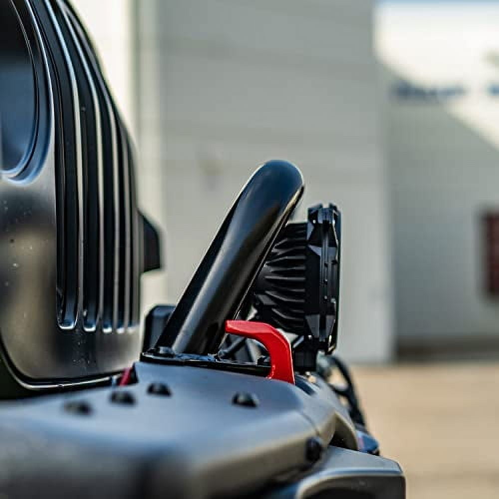 RockTrix Black Front Brush Guard Compatible with 2018+ Jeep Wrangler JL ...