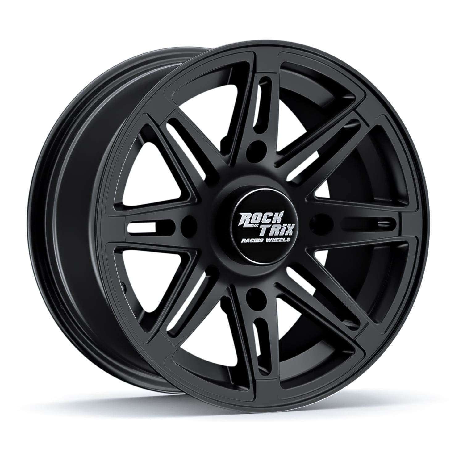 RockTrix RT103 14in ATV Wheel 4x110 Rim, 14x7, 5+2 Offset, For ATV UTV ...