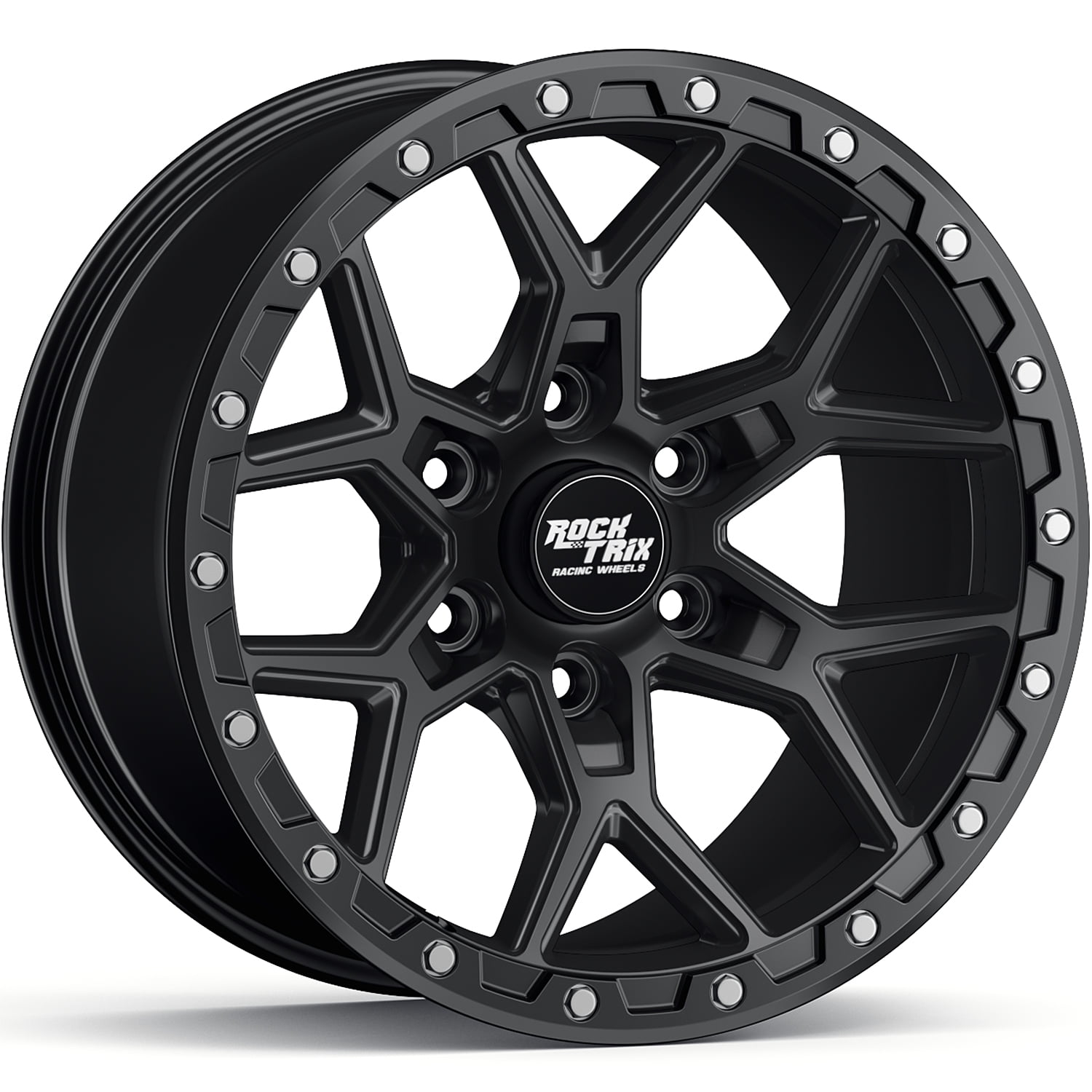 RockTrix RT107 18 inch Wheel Compatible with Ford 2021+ Bronco, 18x9 ...