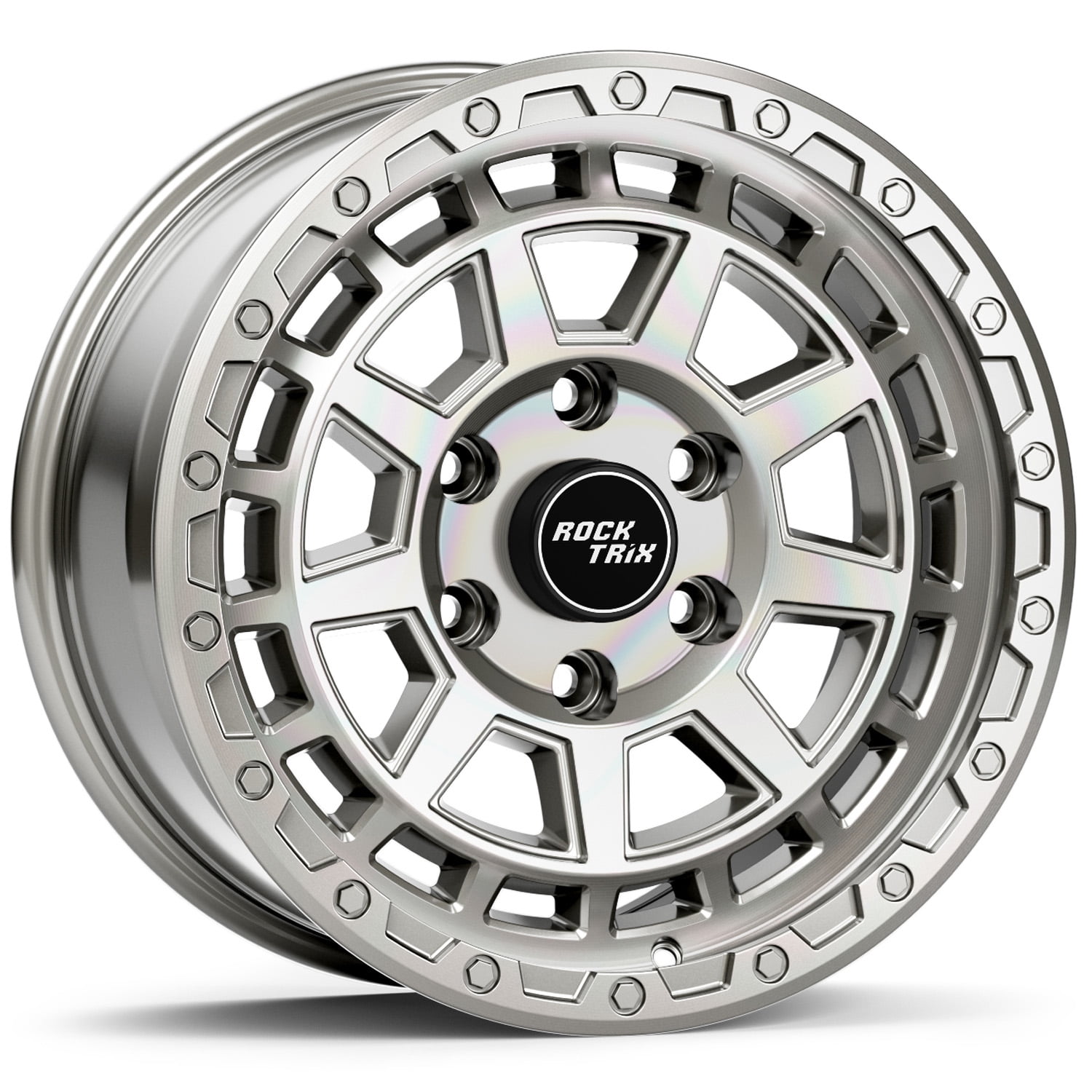 RockTrix RT114 17x8.5 Wheel 6x5.5 Compatible with Toyota Tacoma, 17 ...