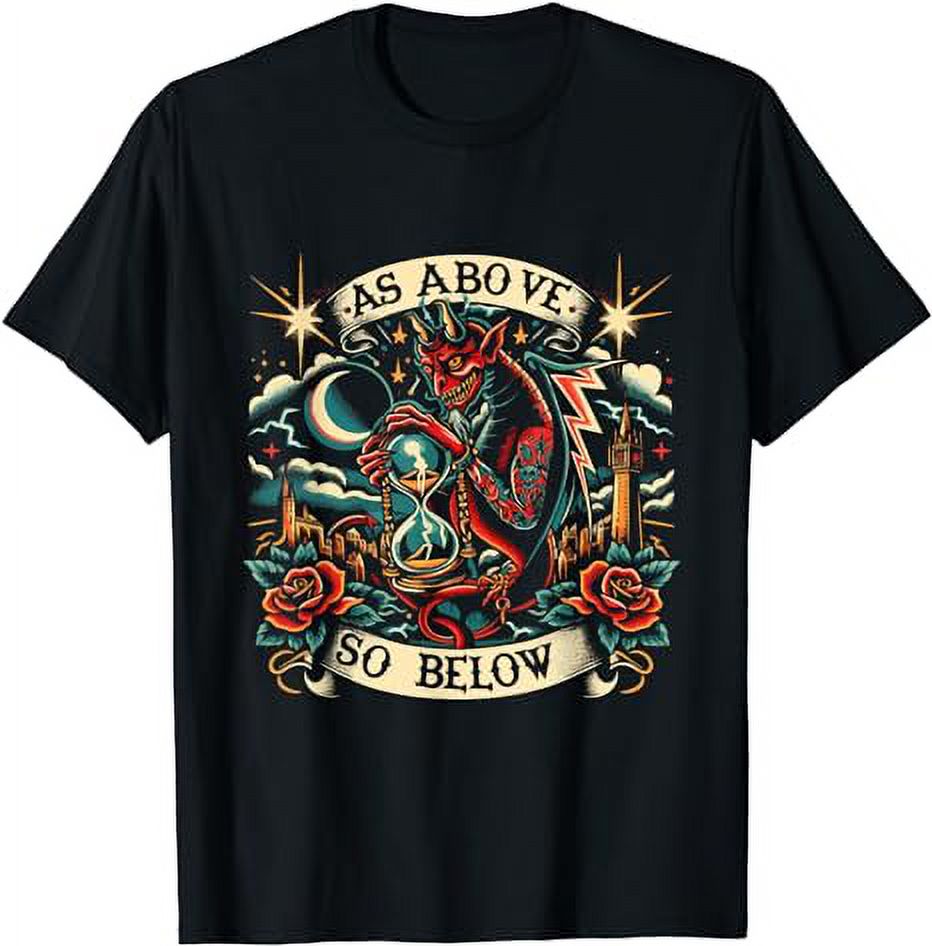 Rockabilly Devil Tattoo T-Shirt - Walmart.com