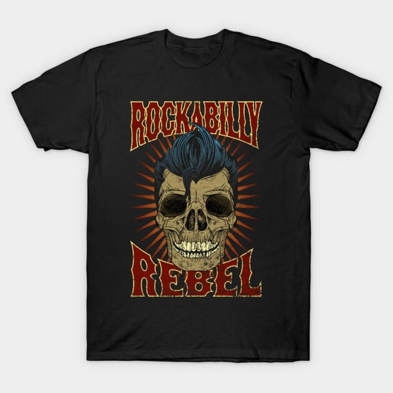 Rockabilly Rebel Vintage 50s Greaser Hot Rod Culture Music Style T ...