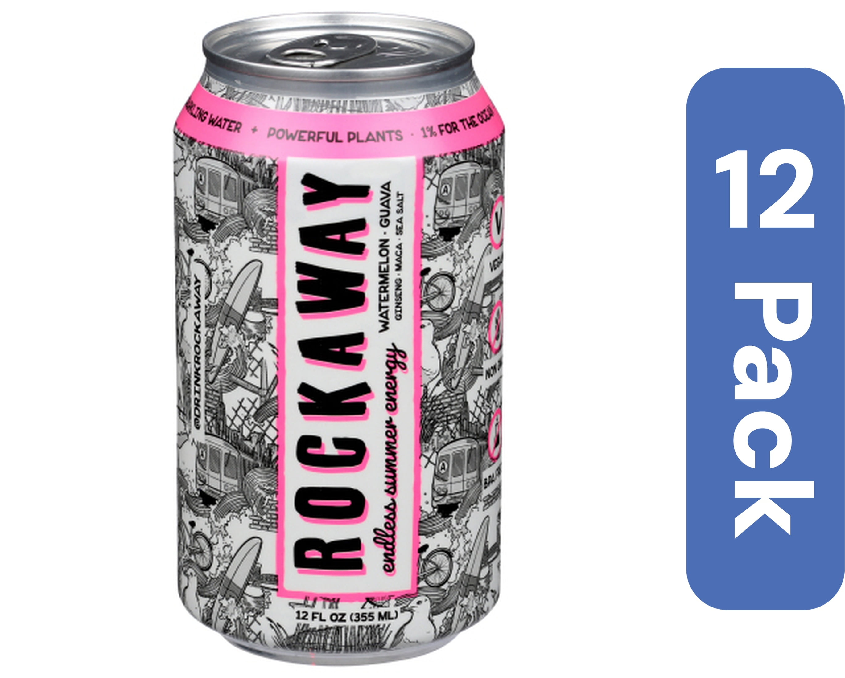 Rockaway Endless Summer Energy Drink 12 fl oz (Pack Of 12) - Walmart.com
