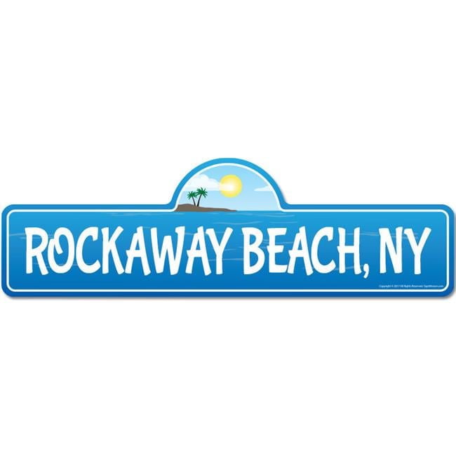 Rockaway, NY New York Beach Street Sign - Walmart.com