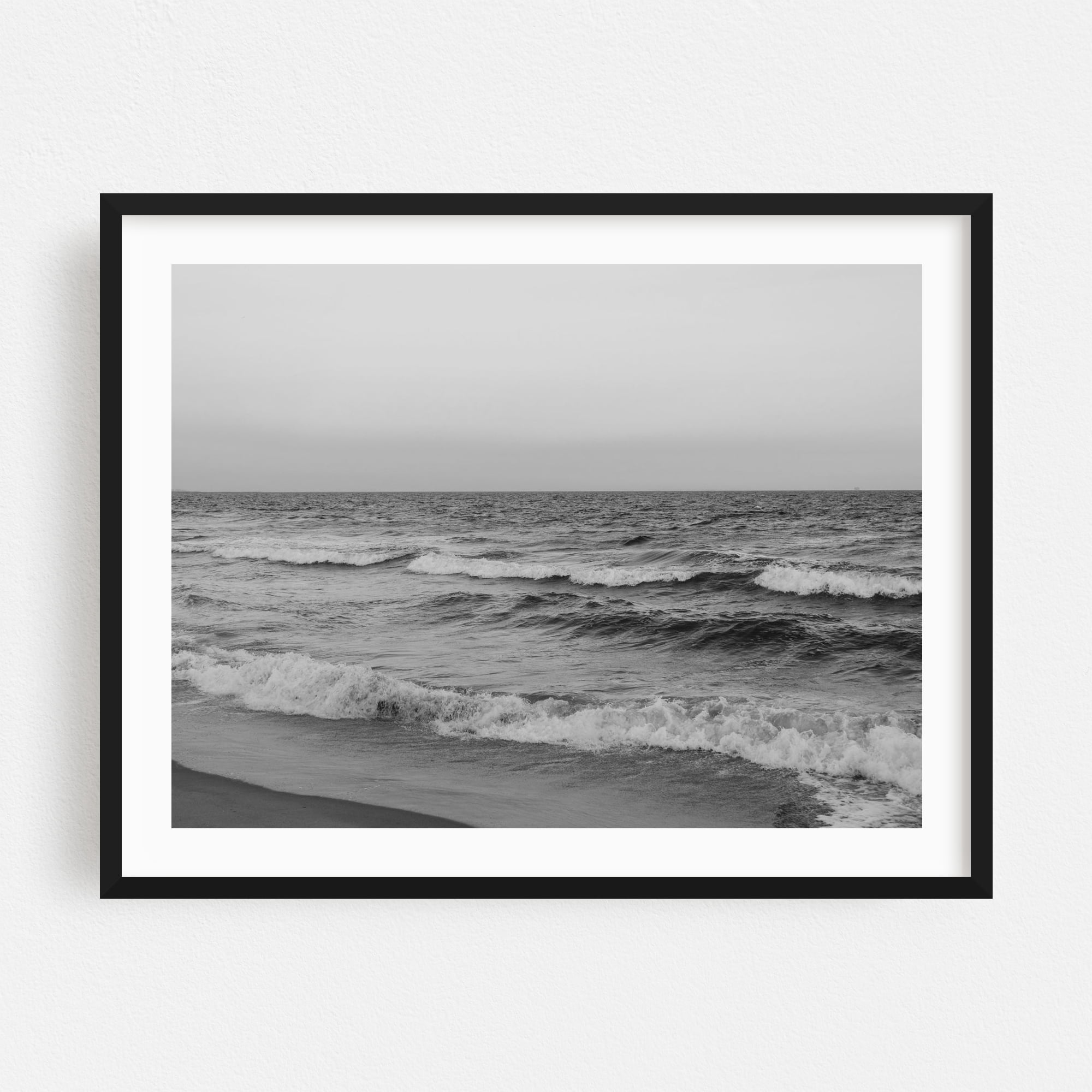 Rockaway Waves 05 B&W - Queens New York Photography Black and White ...