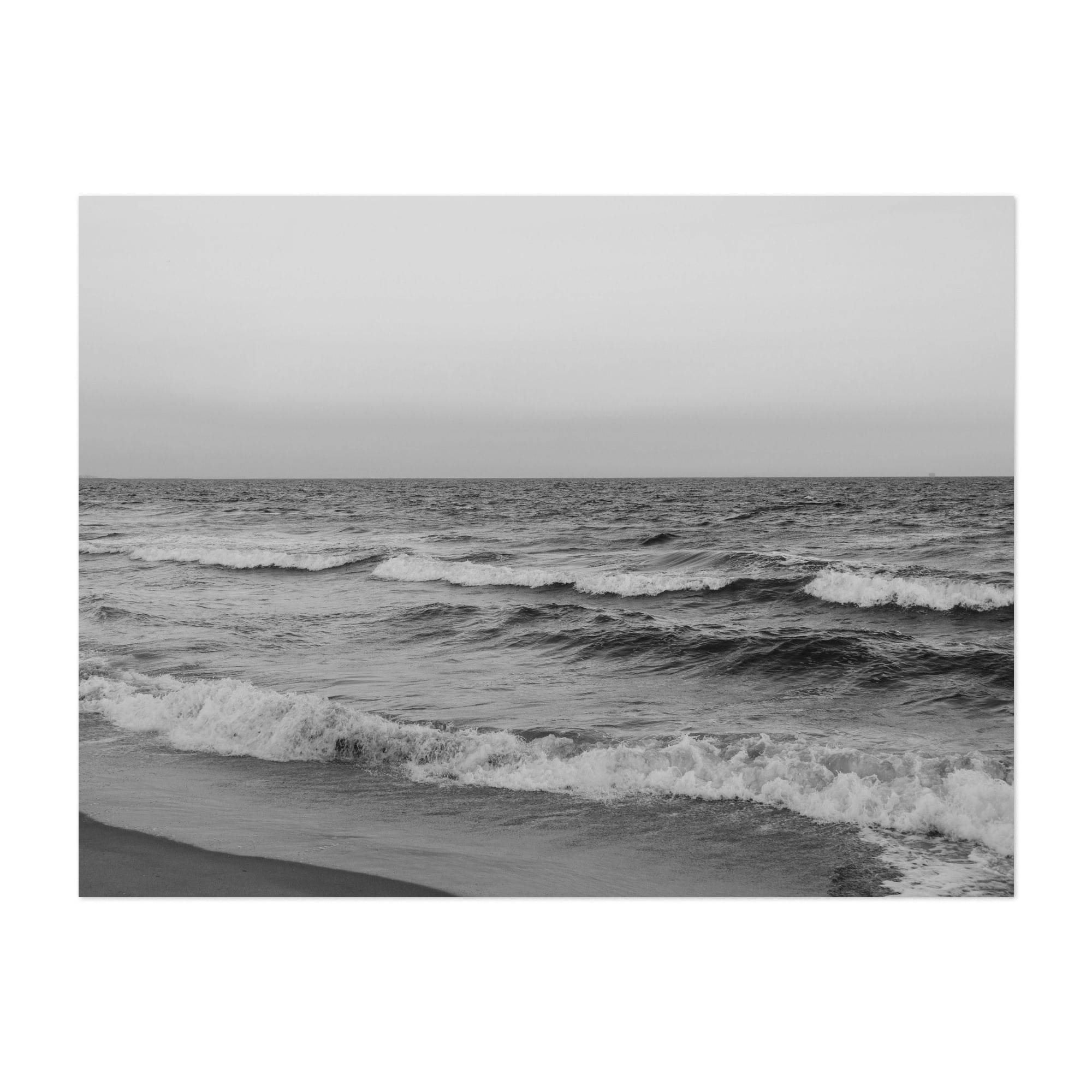 Rockaway Waves 05 B&W - Queens New York Photography Black and White ...