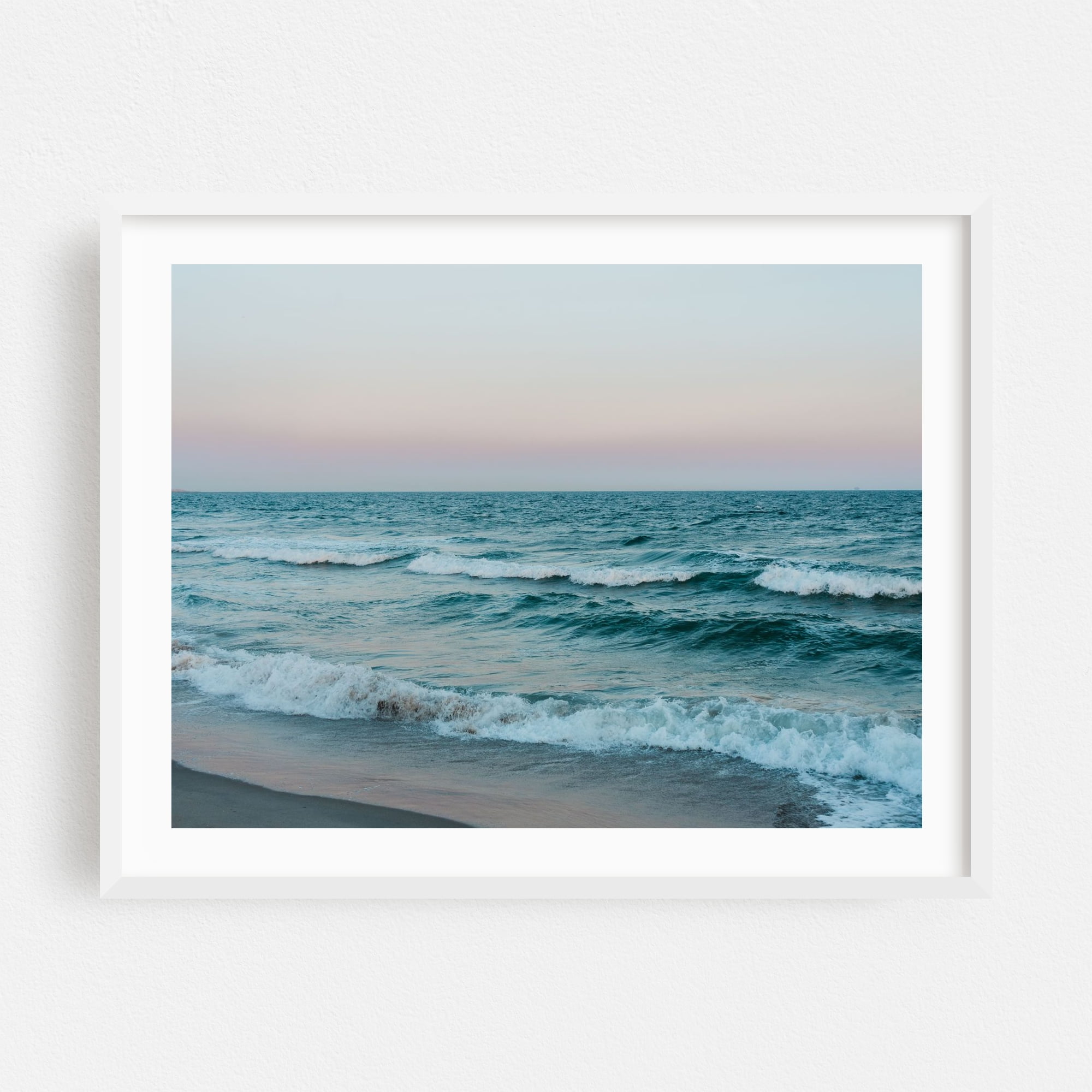 Rockaway Waves 05 - Queens New York Photography Ocean Beach Waves Coast Nature Landscape Pastel ...