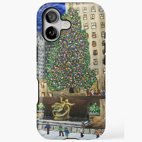 Rockefeller Center Holiday Tree New York Landmark for iPhone 17 to 11 ...