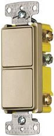 Rocker 3 Way Switch 15 Amp Ivory - Walmart.com