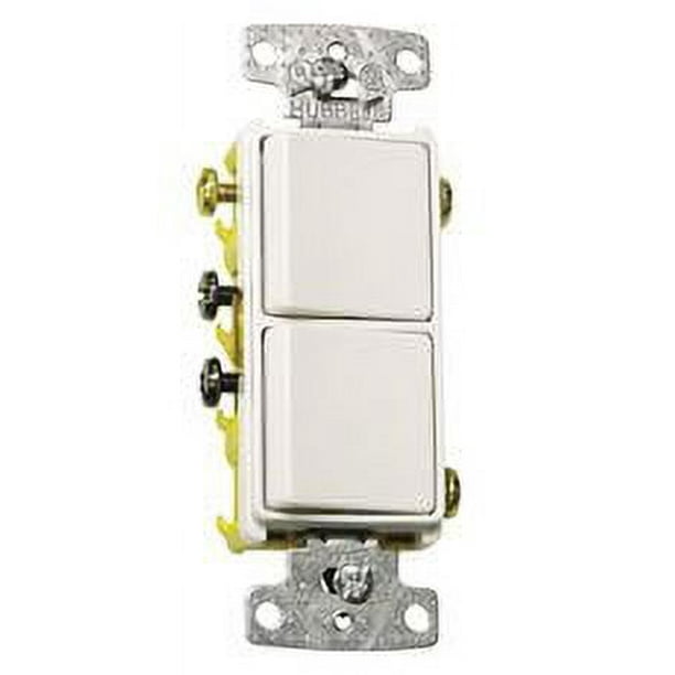 Rocker 3 Way Switch 15 Amp White - Walmart.com