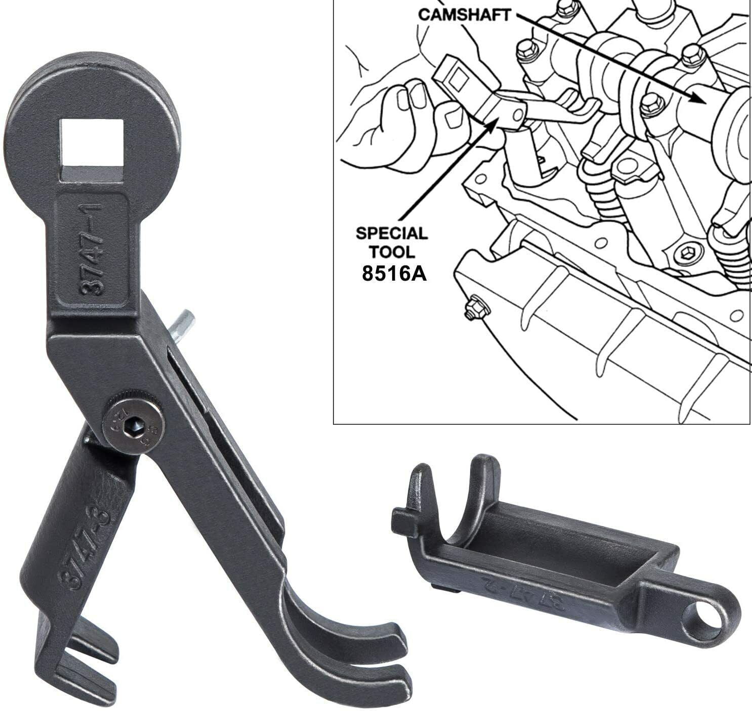 Rocker Arm & Valve Spring Compressor Tool for Chrysler, Dodge, Jeep 3 ...