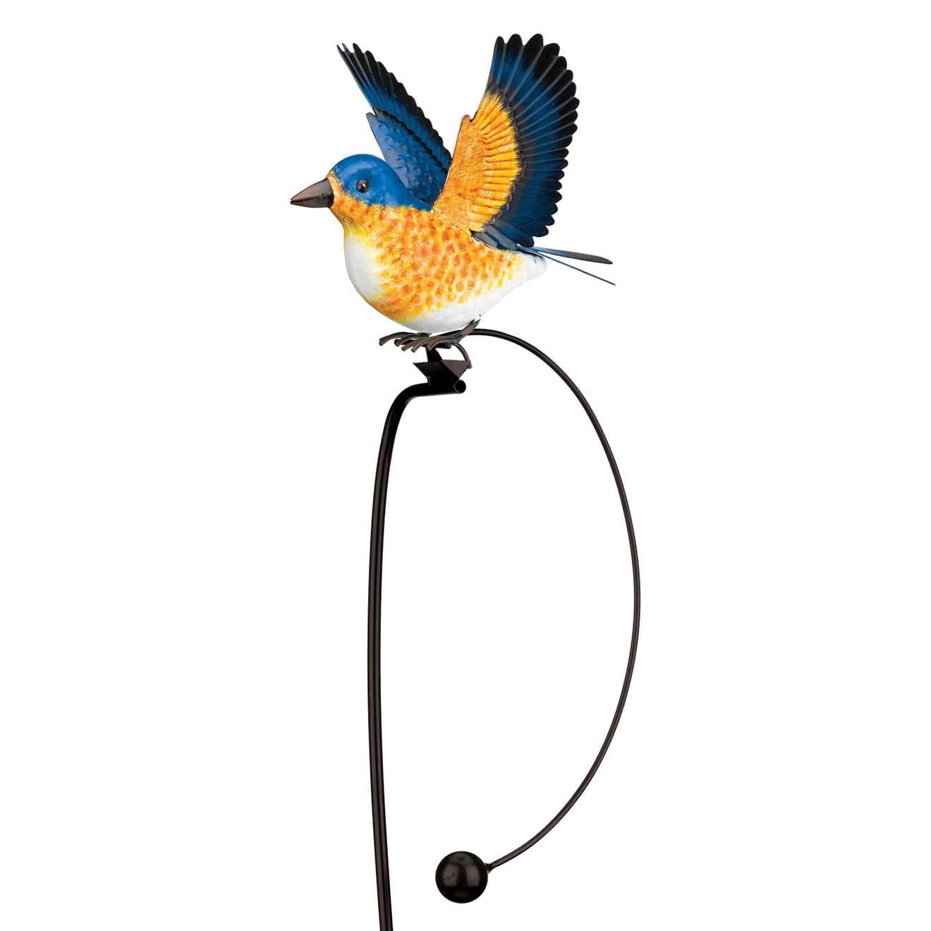 Rocker Bird Stake - Blue Bird - Walmart.com