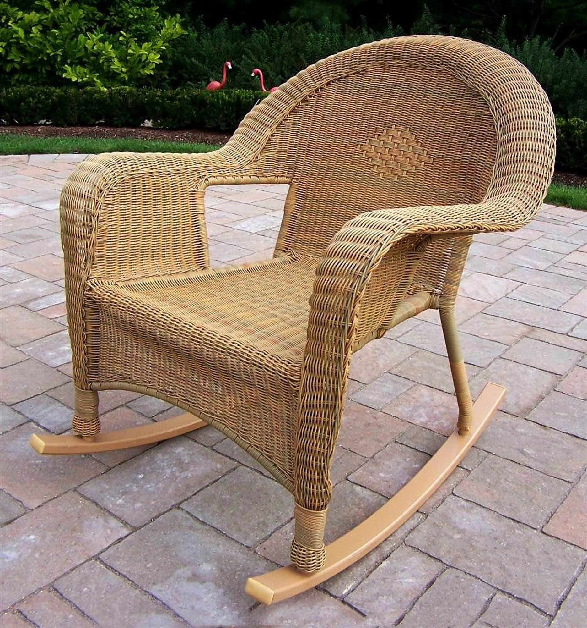 Rocker Chair - Resin Wicker - Walmart.com