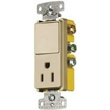 Rocker Combo 3 Way Switch And Receptacle Ivory - Walmart.com