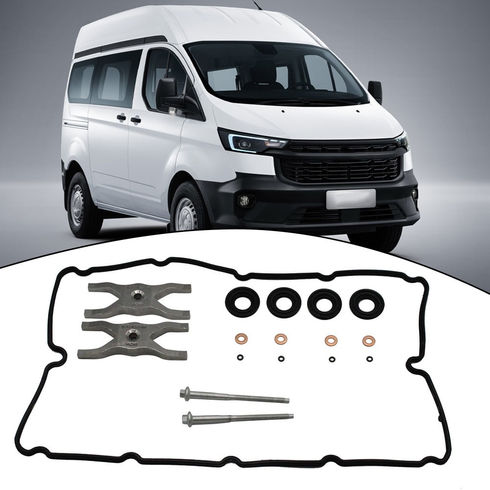 Rocker Cover Gasket Injector Seal Washer O-Ring Clamp Bolts For Transit ...