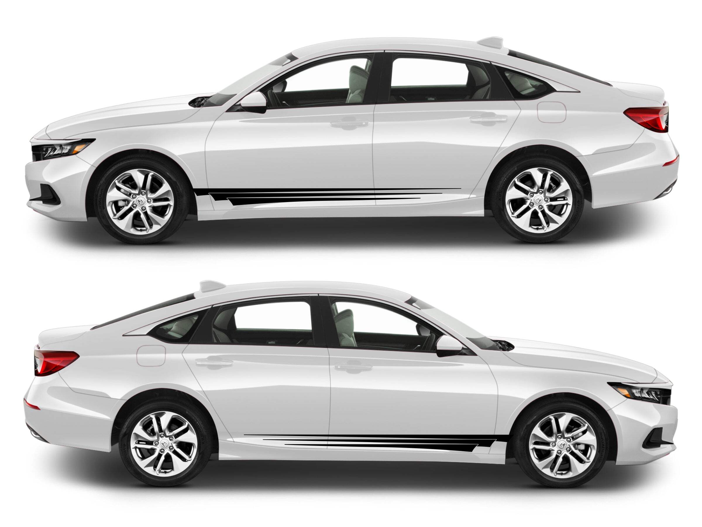 Rocker Panel Livery Self Healing Vinyl Side Graphics #002 fits All 4 ...