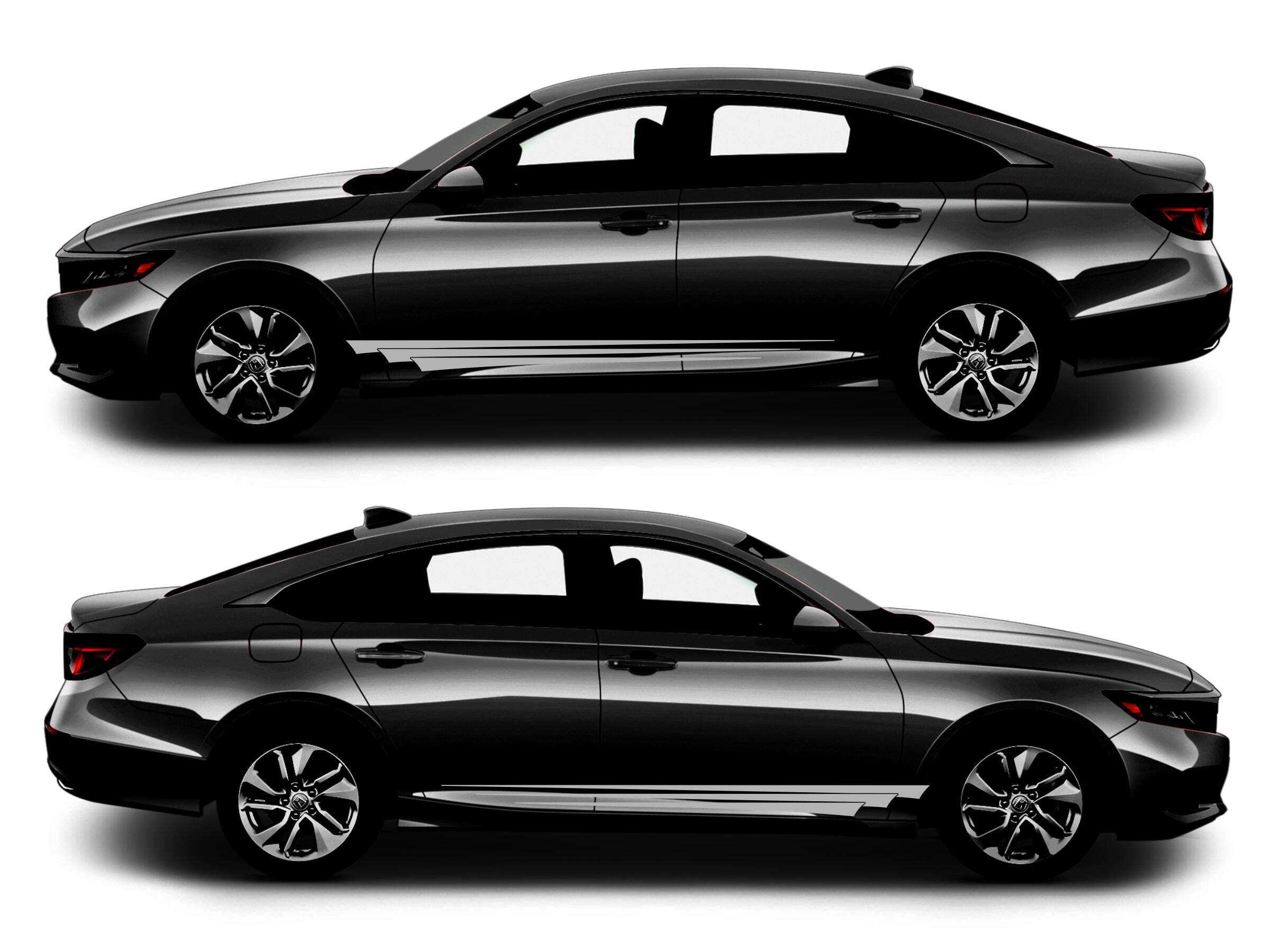 Rocker Panel Livery Self Healing Vinyl Side Graphics #002 fits All 4 ...