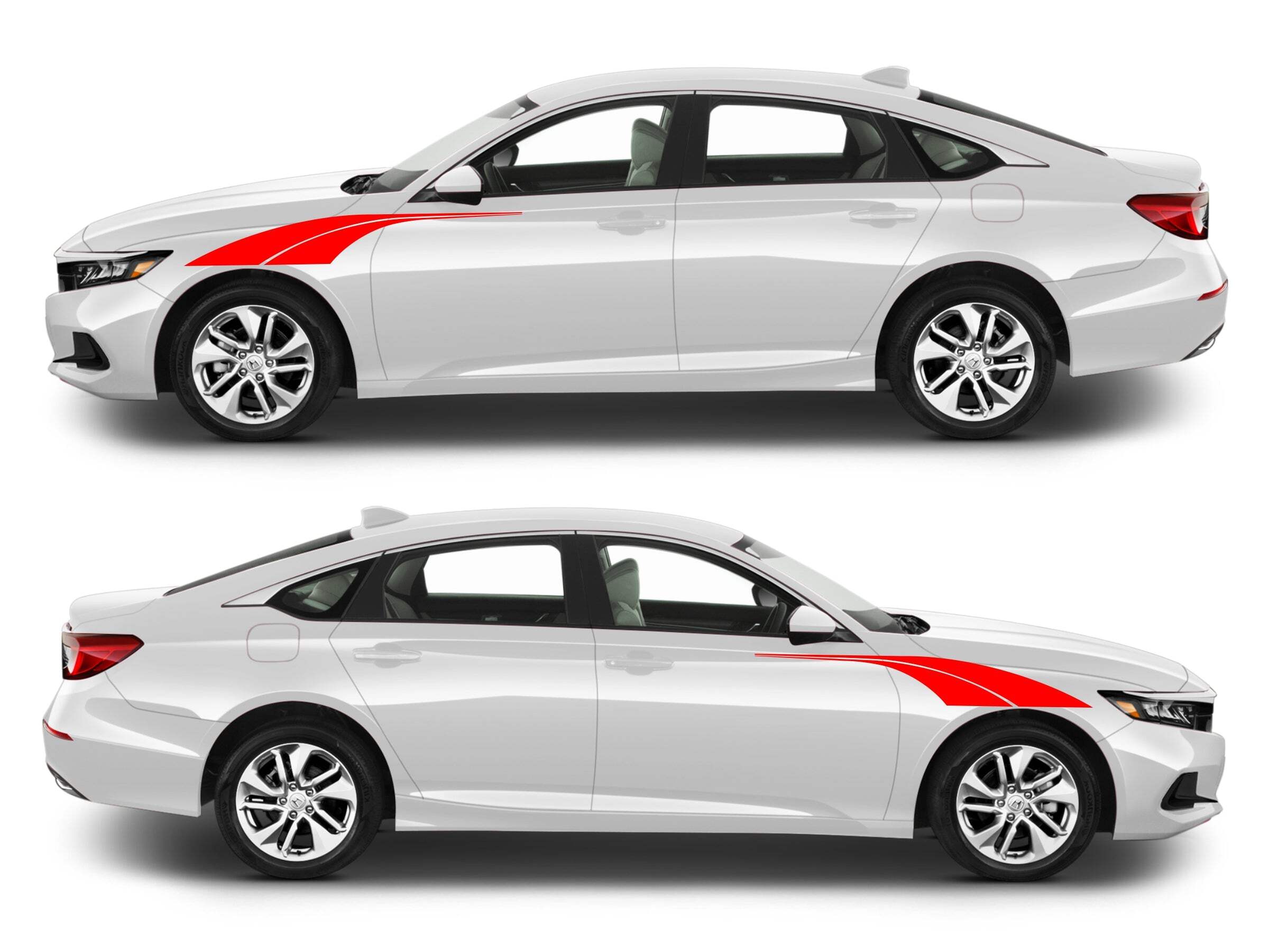 Rocker Panel Livery Self Healing Vinyl Side Graphics #003 fits All 4 ...