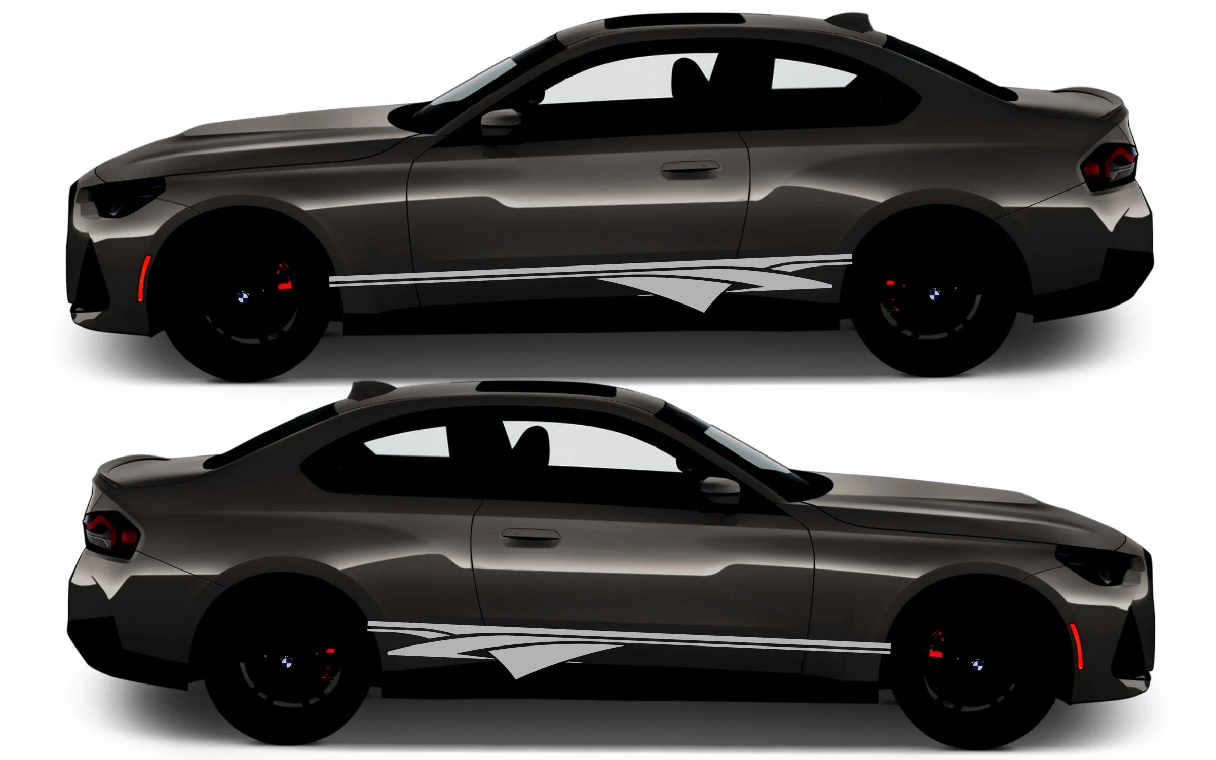 Rocker Panel Livery Self Healing Vinyl Side Graphics #004 fits All 2 ...