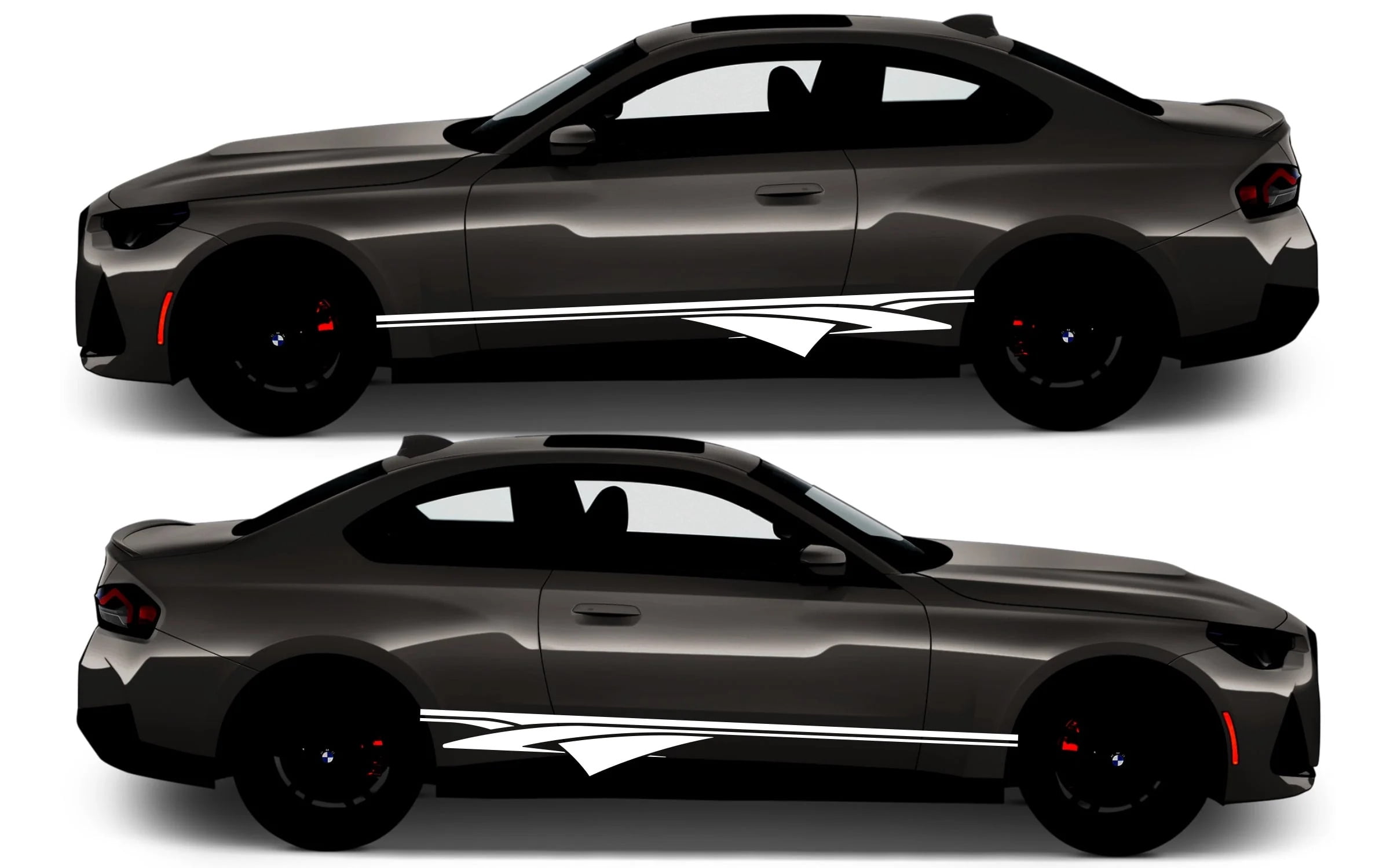 Rocker Panel Livery Self Healing Vinyl Side Graphics #004 fits All 2 ...