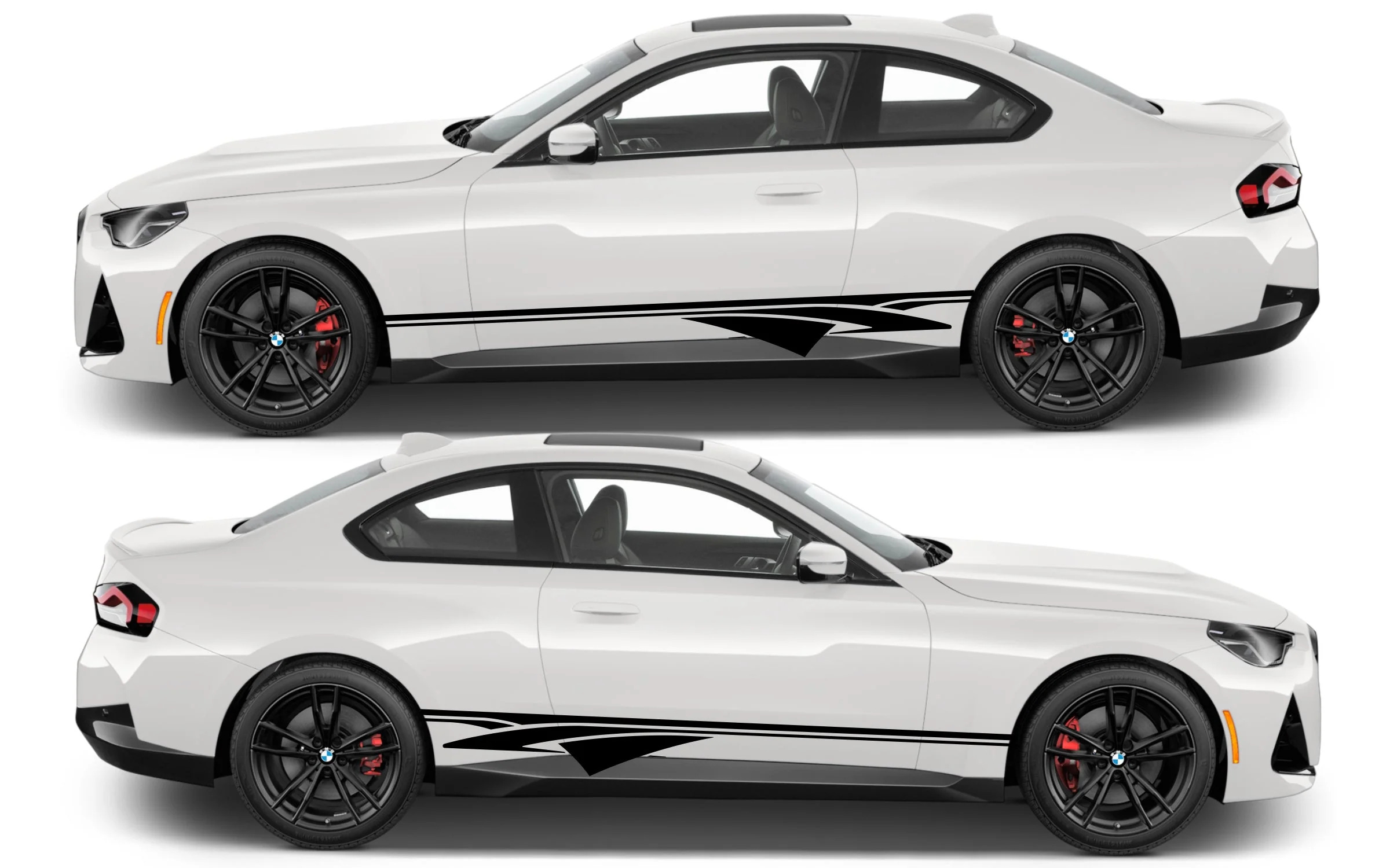 Rocker Panel Livery Self Healing Vinyl Side Graphics #004 fits All 2 ...