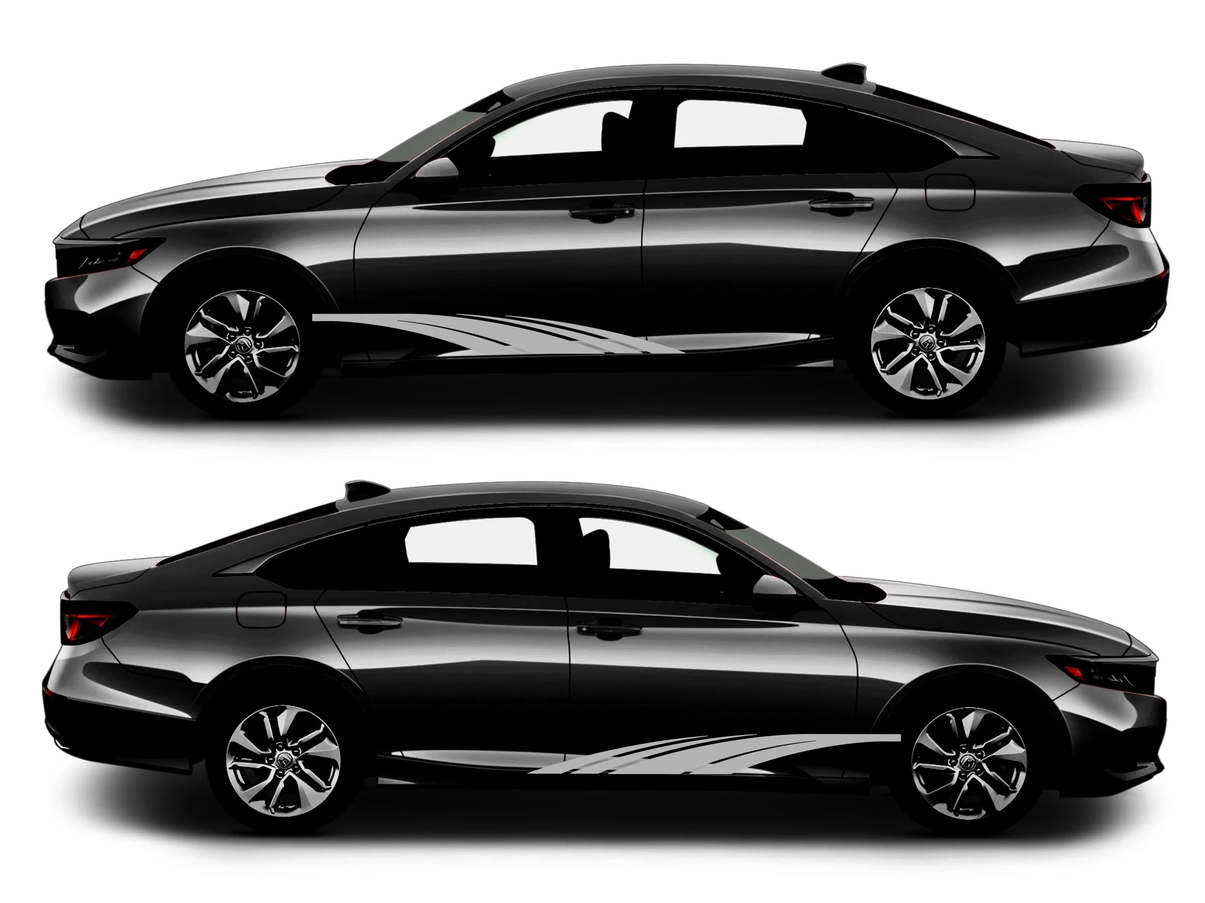 Rocker Panel Livery Self Healing Vinyl Graphics #004 fits All 4 Door ...