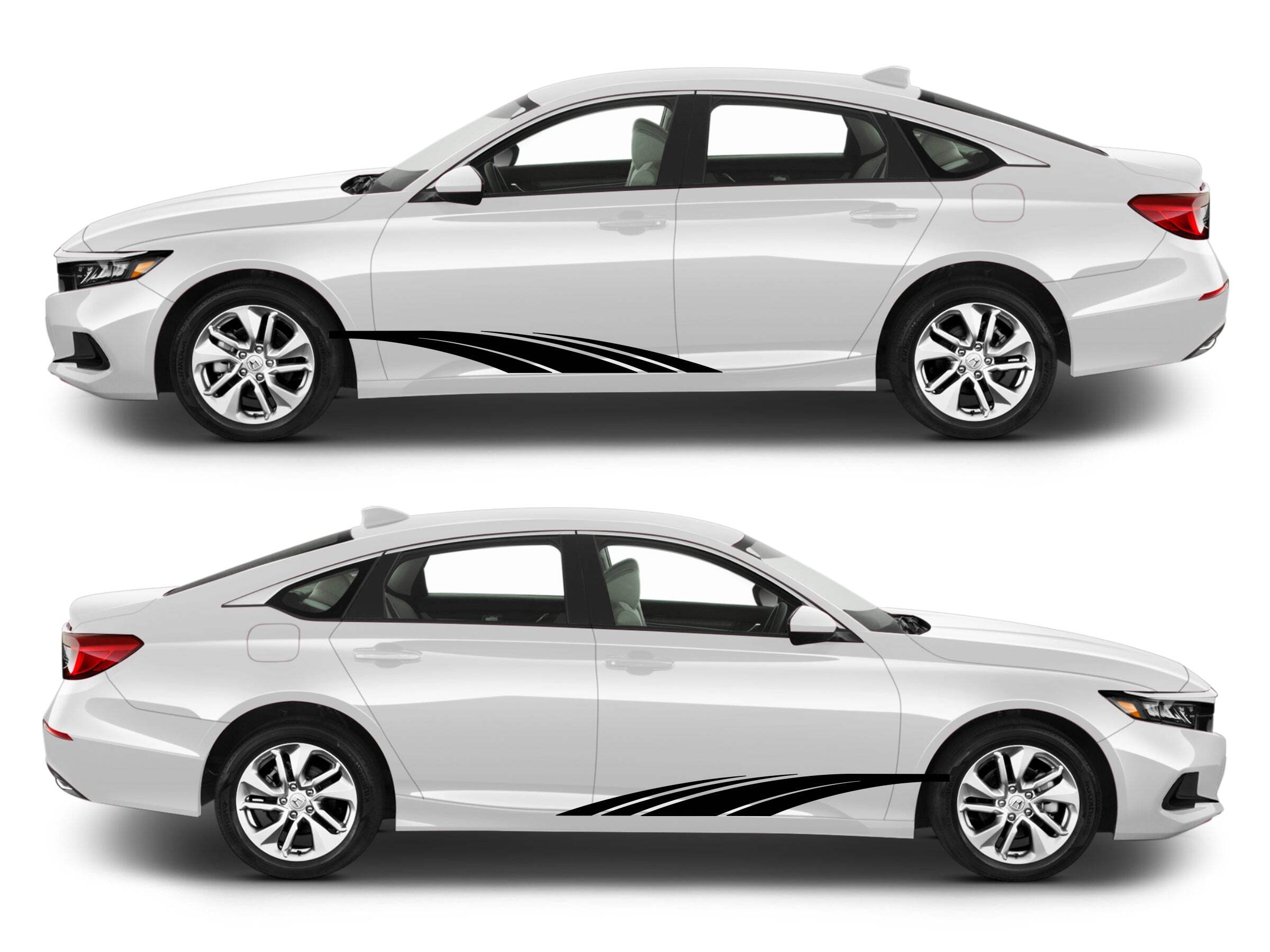 Rocker Panel Livery Self Healing Vinyl Side Graphics #004 fits All 4 ...