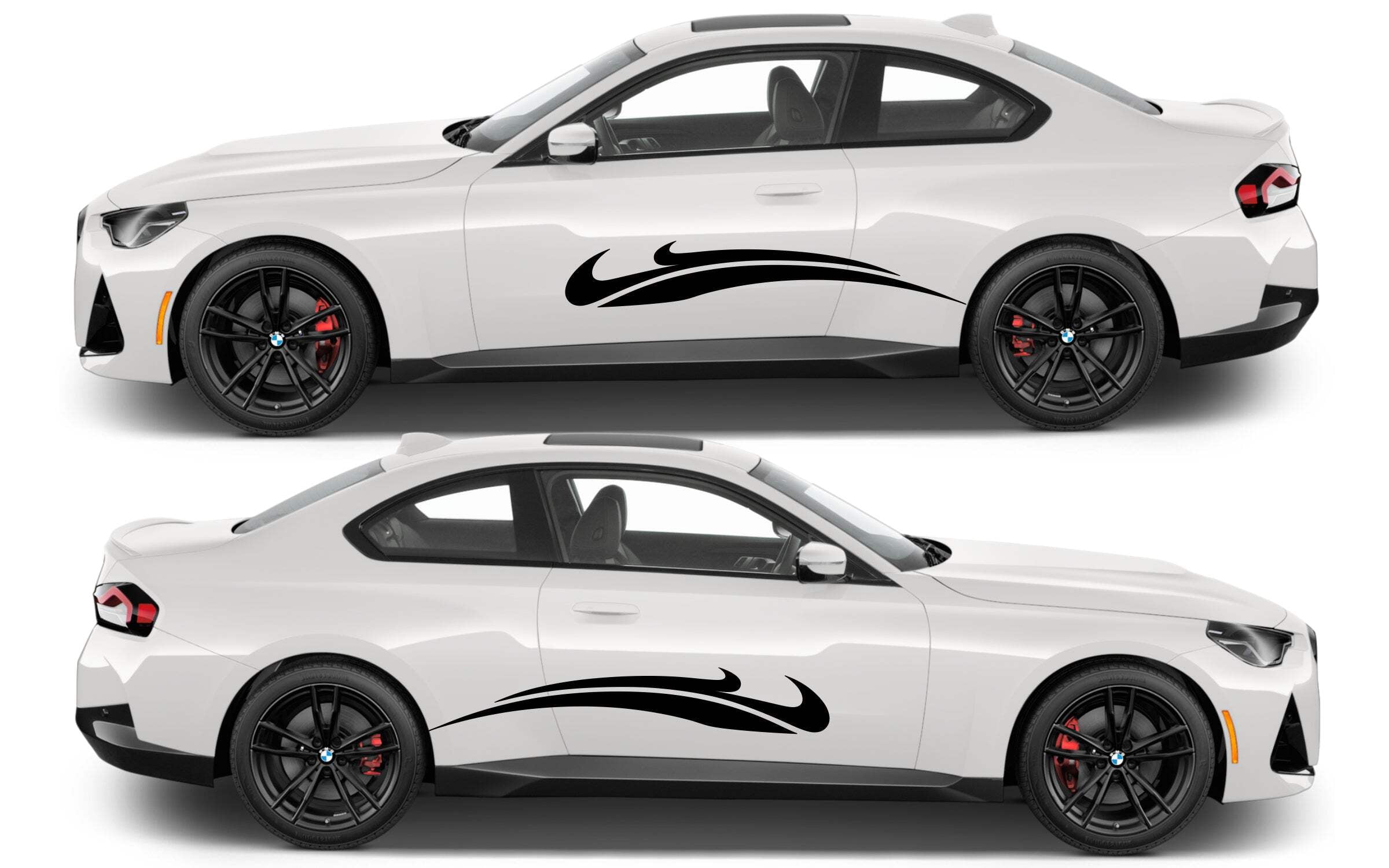 Rocker Panel Livery Self Healing Vinyl Side Graphics #005 fits All 2 ...