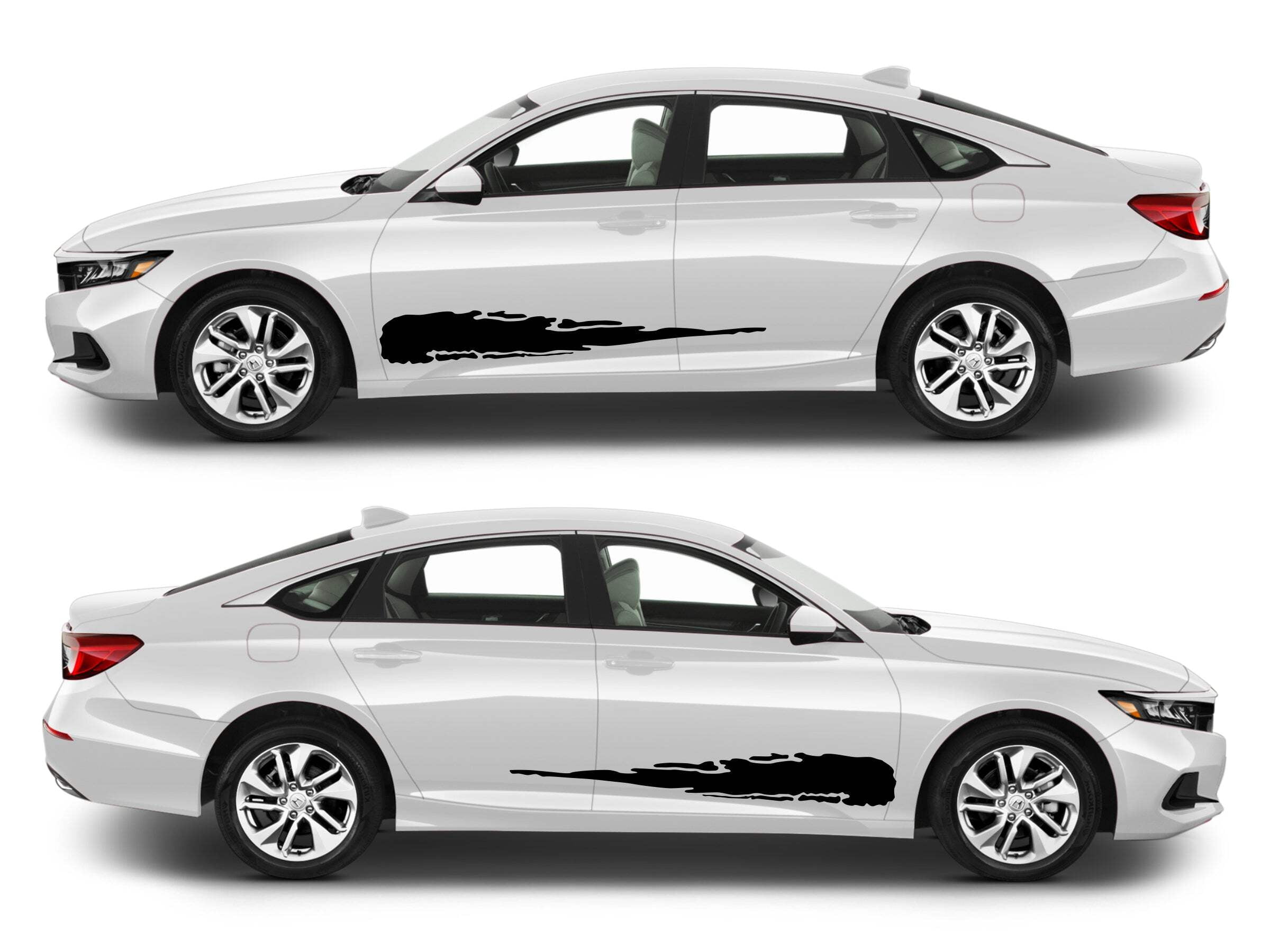 Rocker Panel Livery Self Healing Vinyl Side Graphics #007 fits All 4 ...