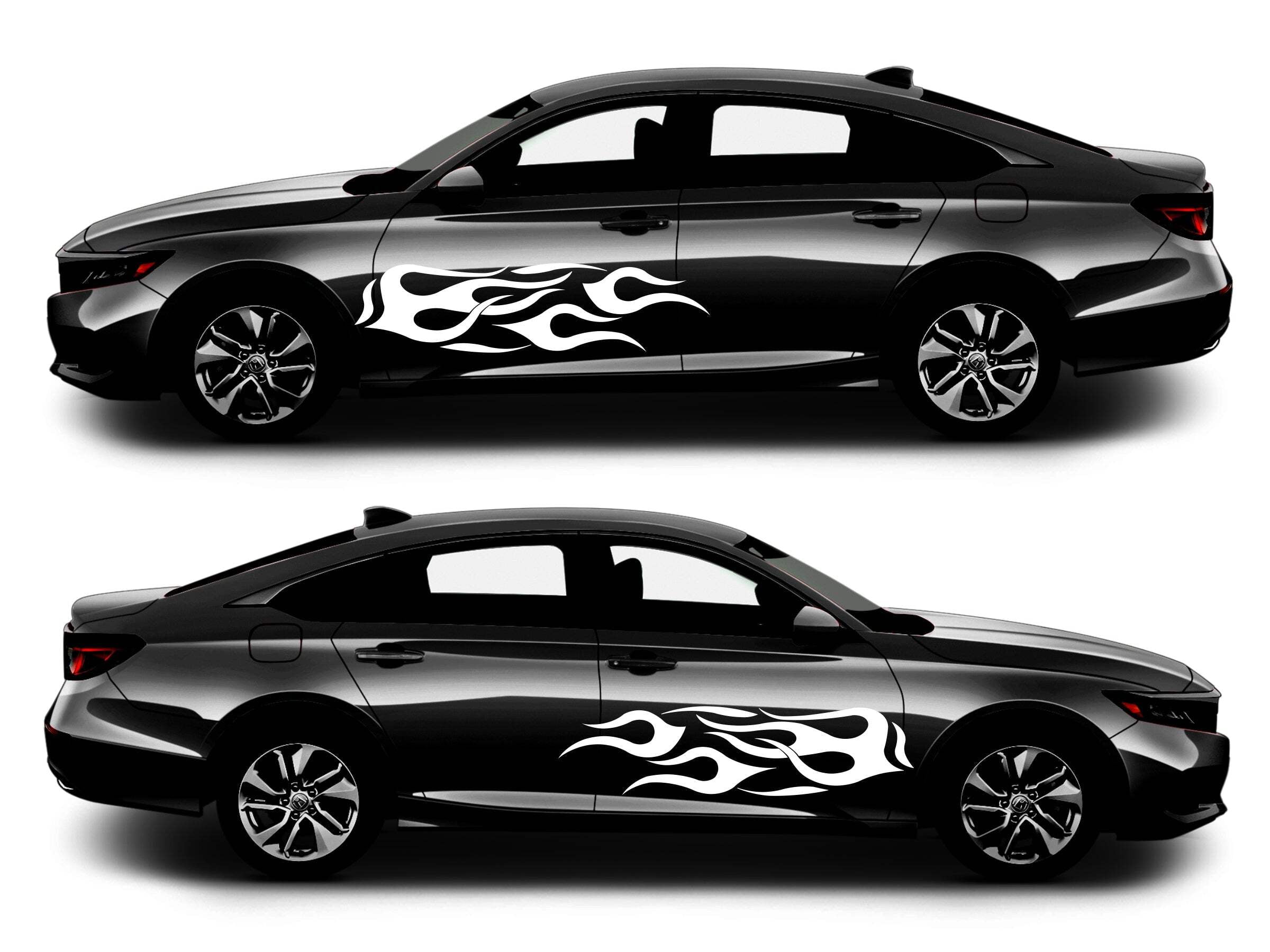 Rocker Panel Livery Self Healing Vinyl Side Graphics #008 fits All 4 ...