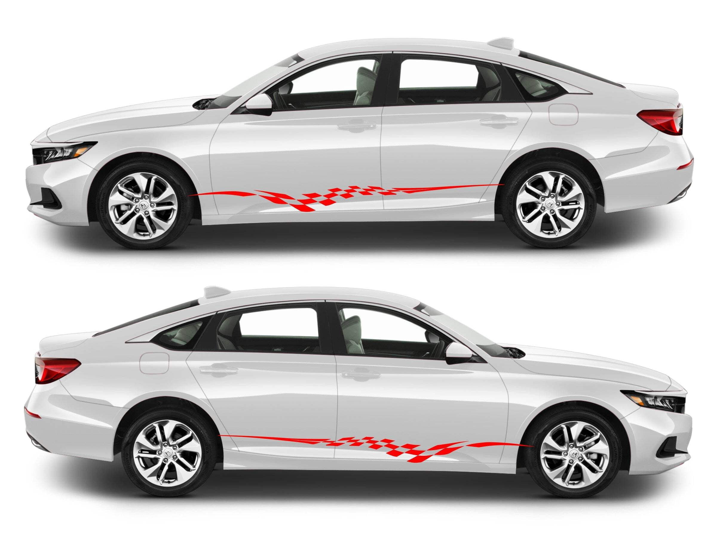 Rocker Panel Livery Self Healing Vinyl Side Graphics #012 fits All 4 ...
