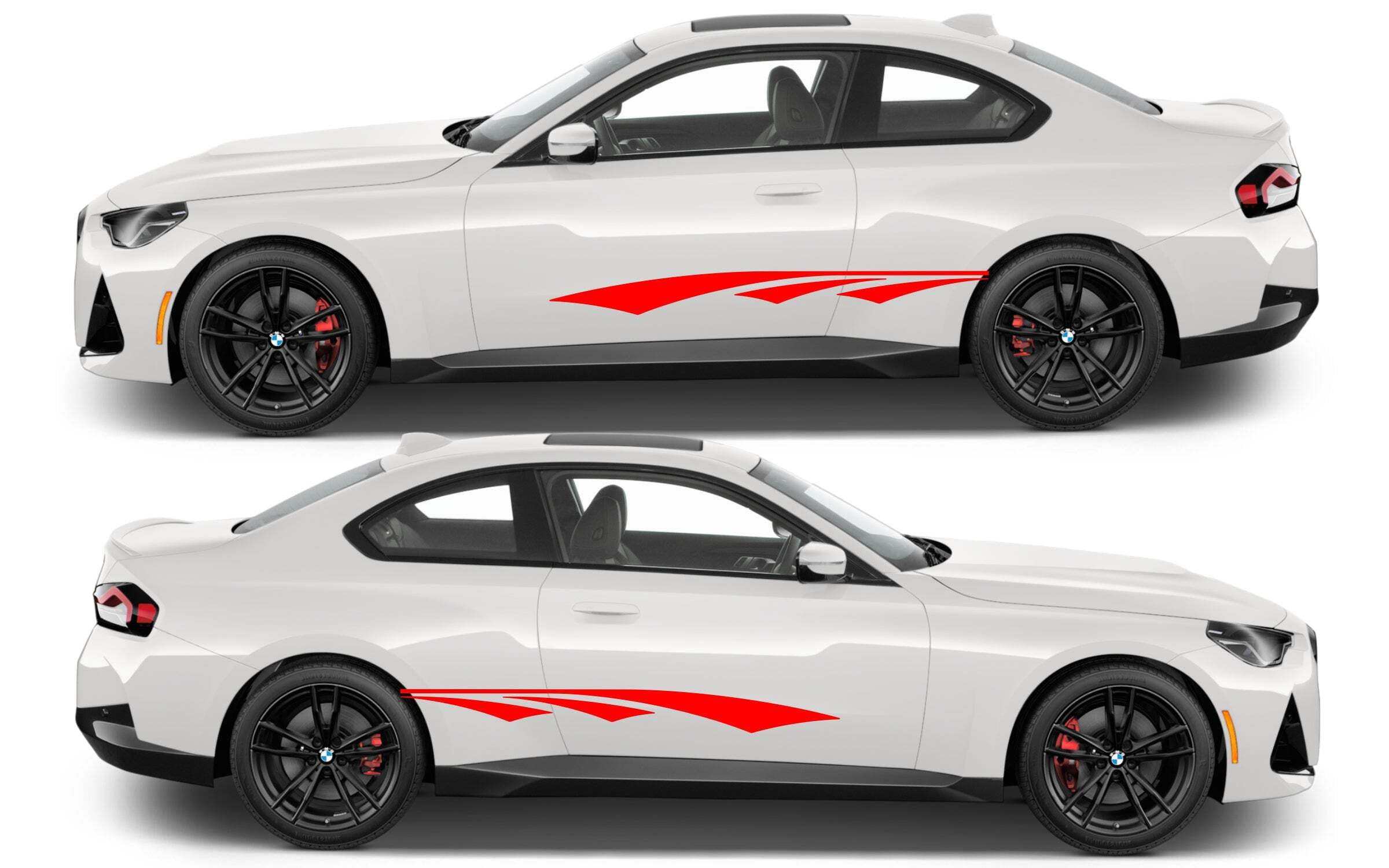 Rocker Panel Livery Self Healing Vinyl Side Graphics #014 fits All 2 ...