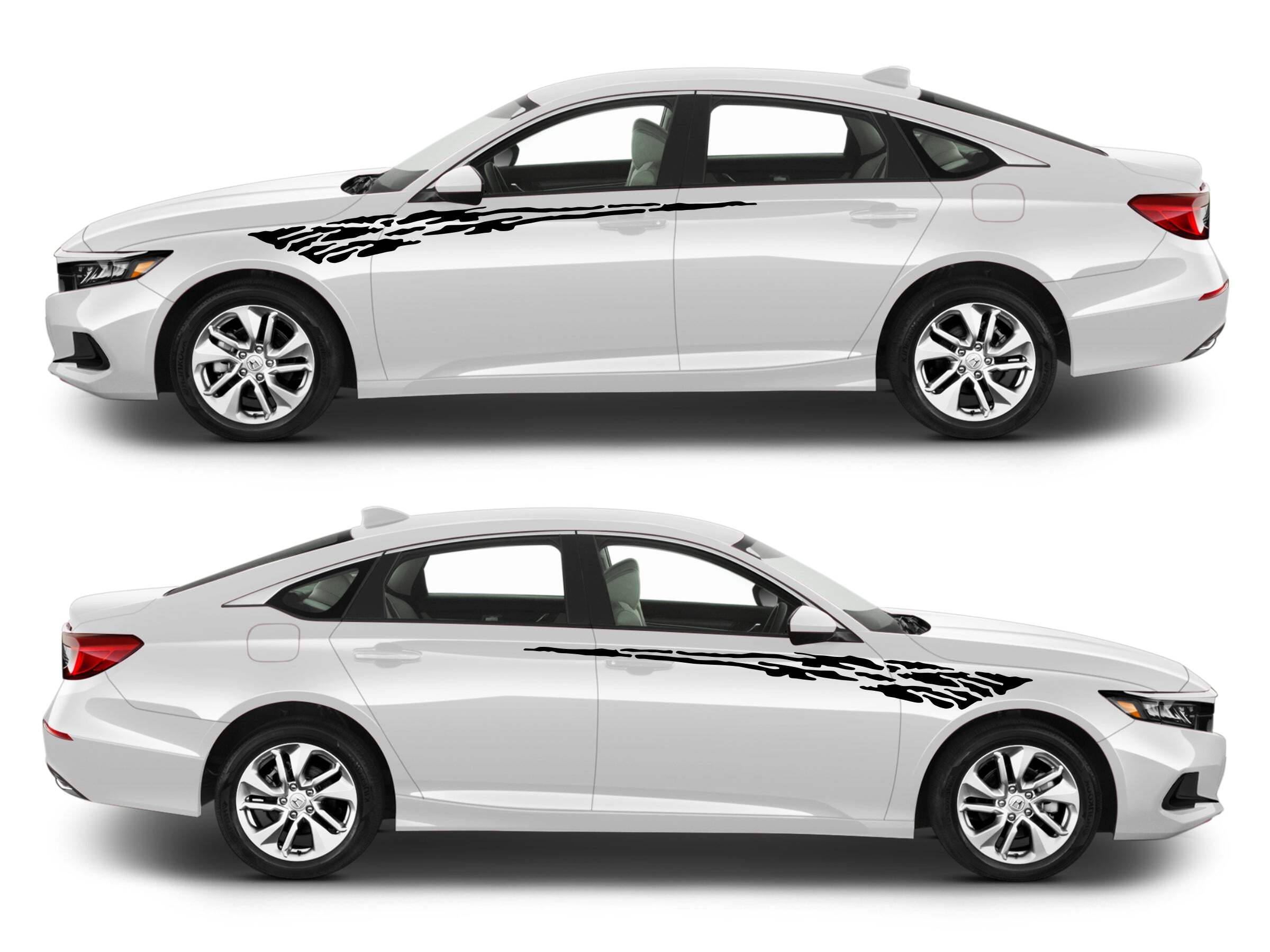 Rocker Panel Livery Self Healing Vinyl Side Graphics #015 fits All 4 ...