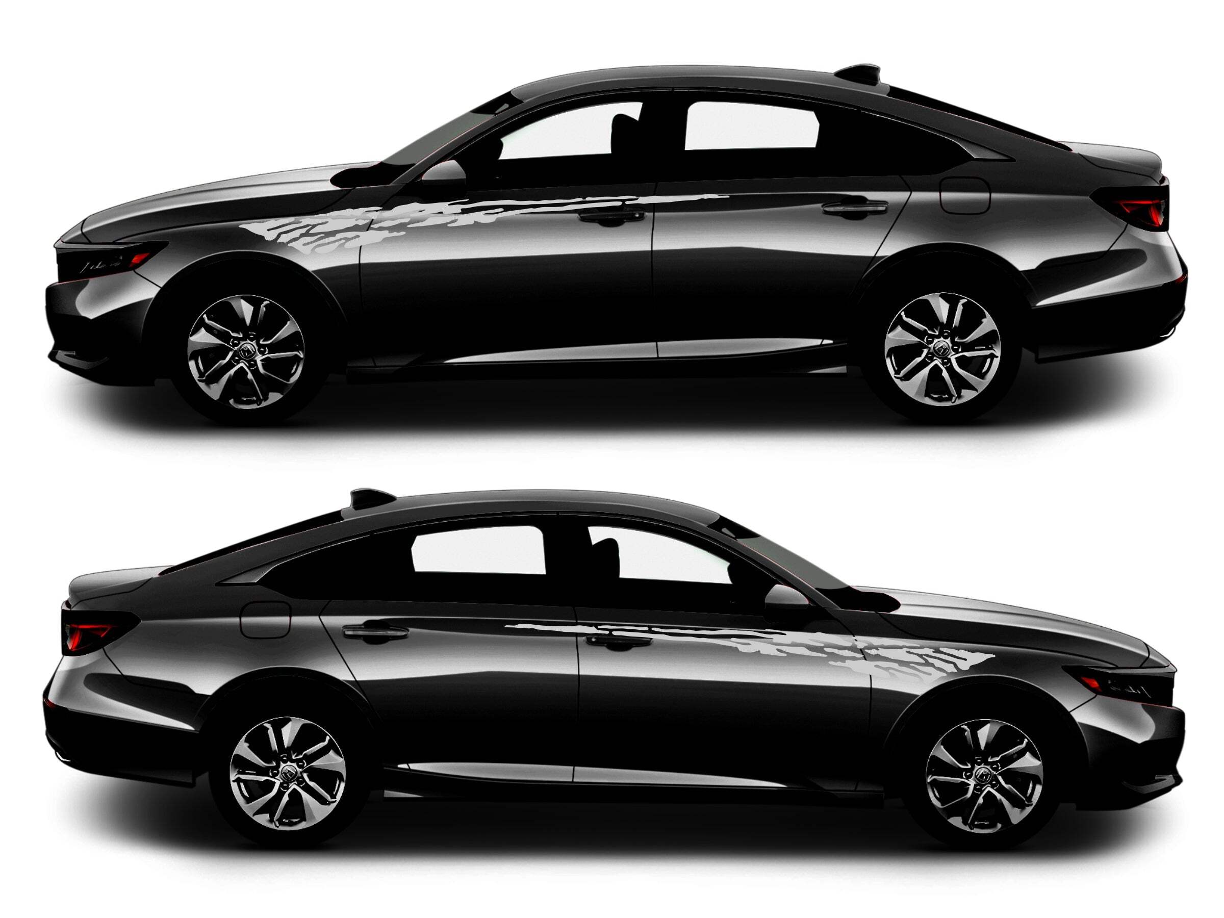 Rocker Panel Livery Self Healing Vinyl Side Graphics #015 fits All 4 ...