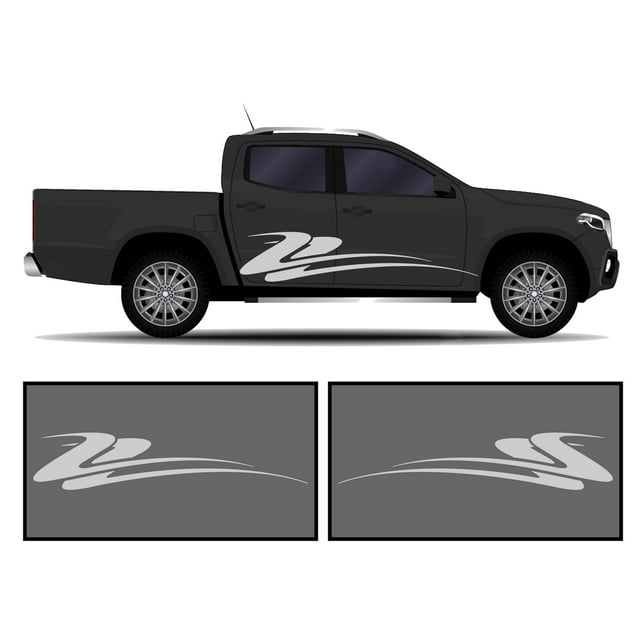 Rocker Panel Livery Self Healing Vinyl Side Graphics #007 fits All ...