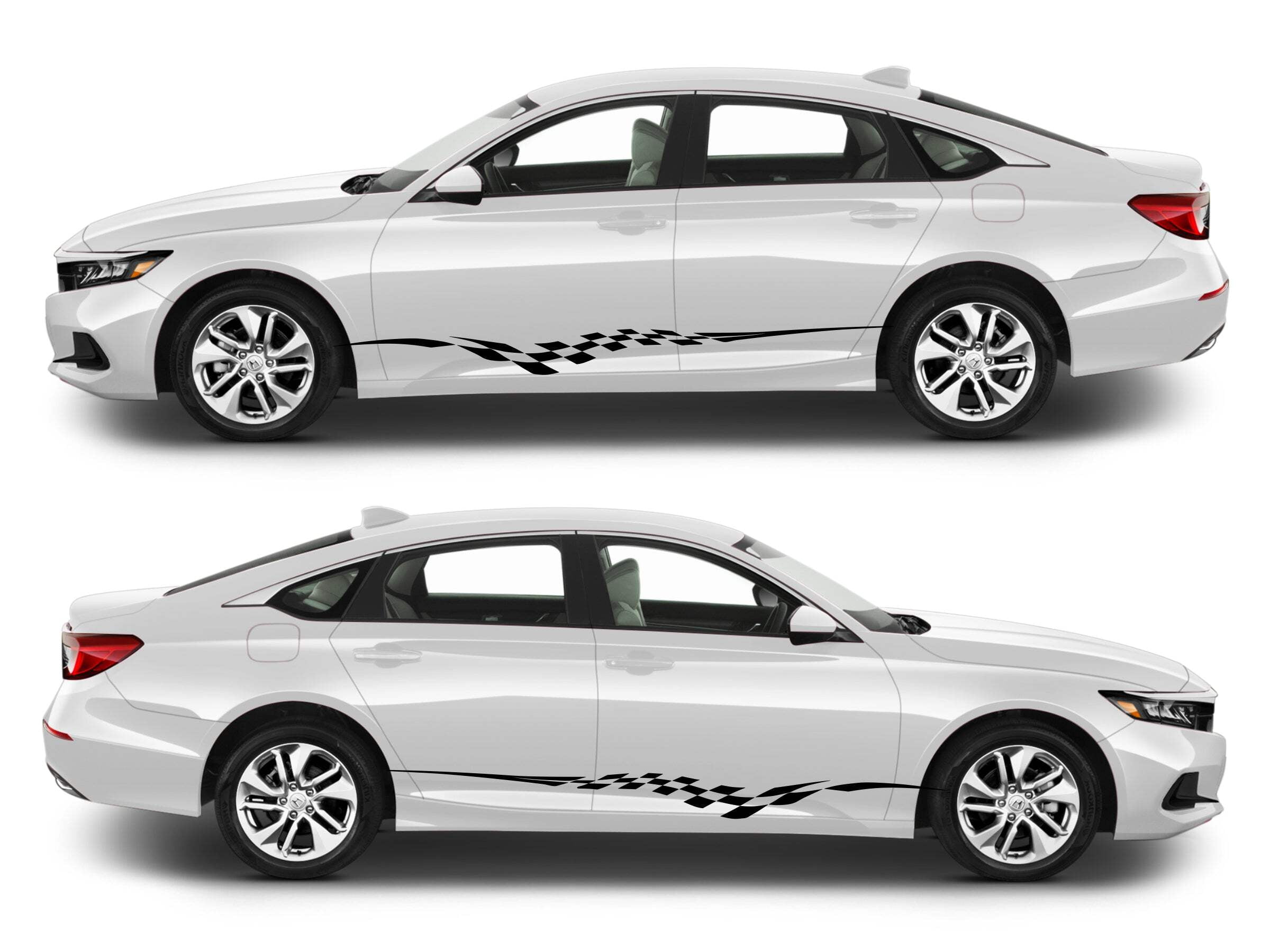 Rocker Panel Livery Self Healing Vinyl Side Graphics #012 fits All 4 ...