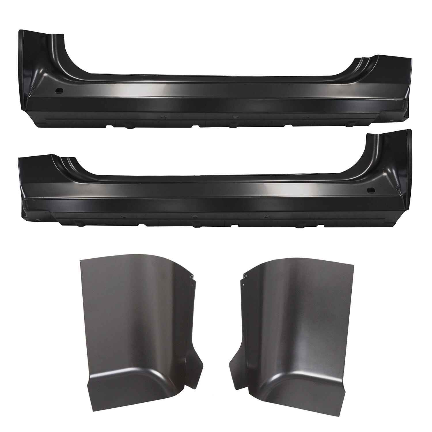 Rocker Panels Cab Corners For 07-13 Chevy Silverado Sierra Truck ...